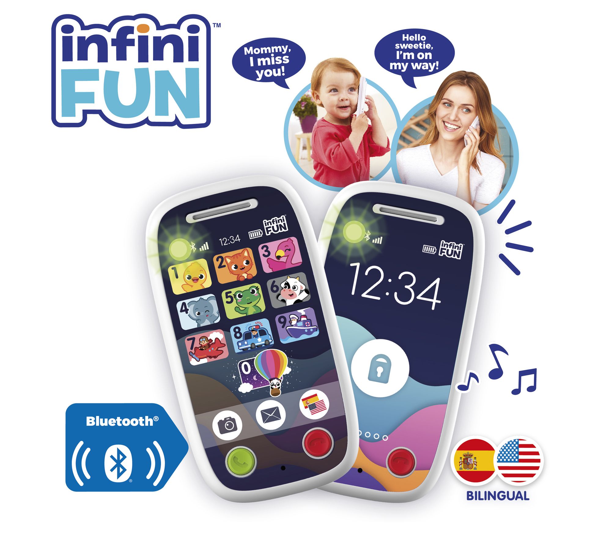 Infini Fun Talkie Phones w/ Bluetooth - QVC.com