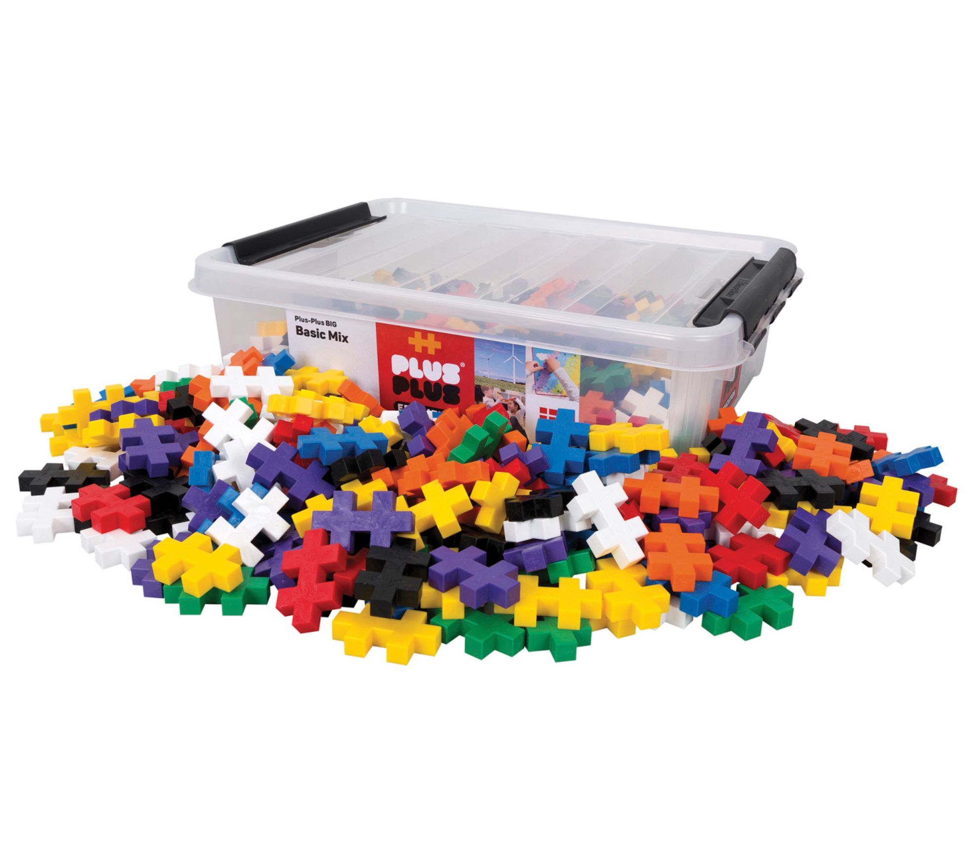 Plus-Plus BIG Tub Construction Basic Color Set- 200pc - QVC.com