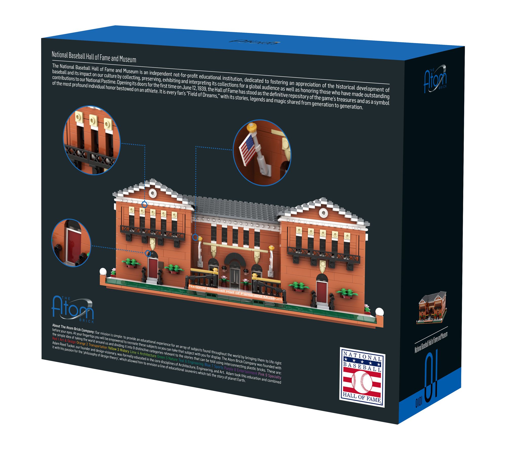 The ATOM Brick National Baseball Hall of Fame &Museum - QVC.com