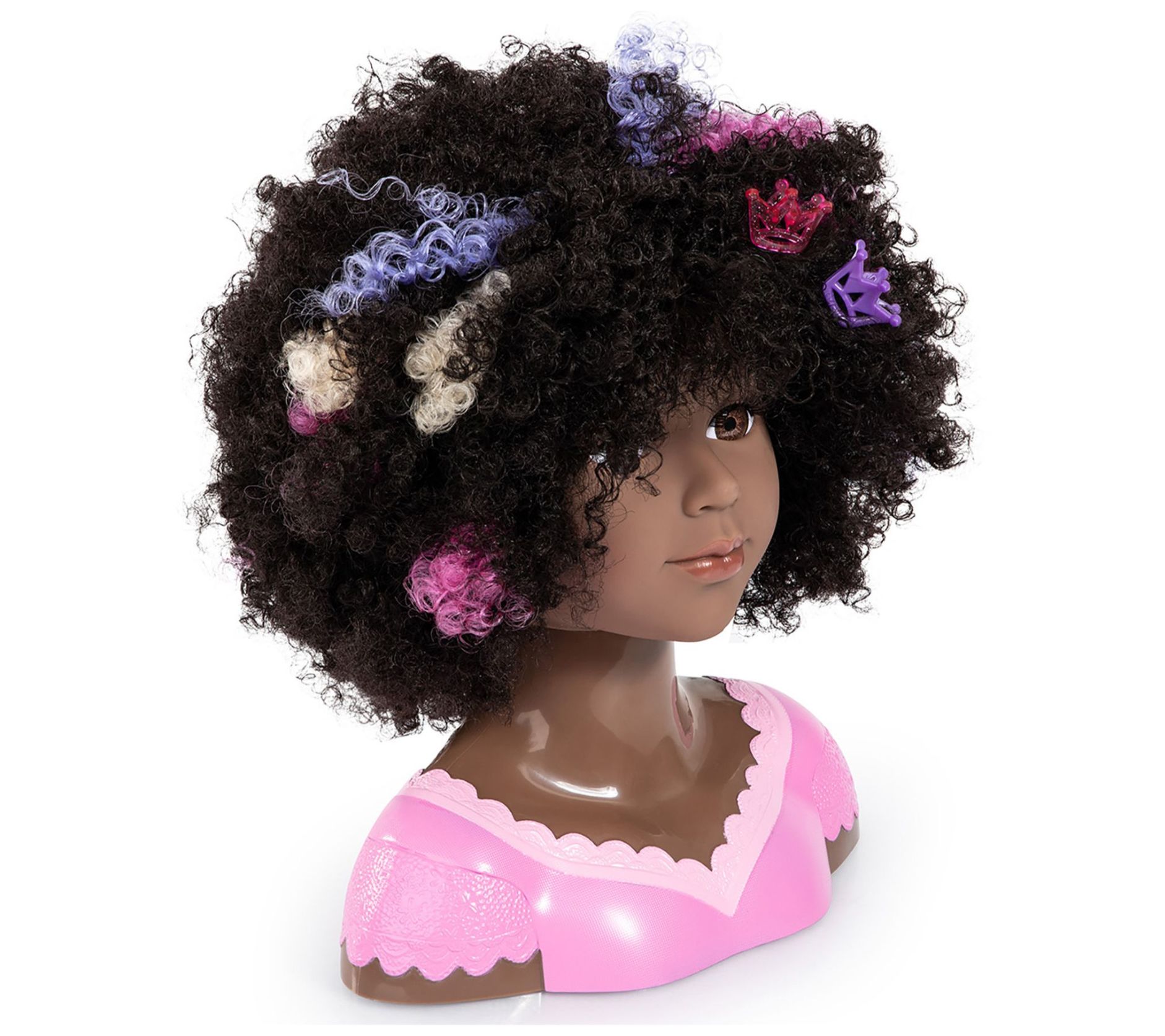 Ulba Charlene Curly Hair Model Styling Head - QVC.com