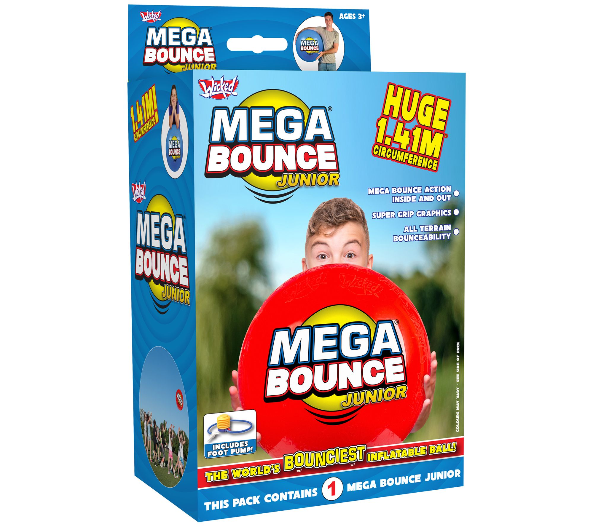 Wicked Mega Bounce Jr Outdoor Ball - QVC.com