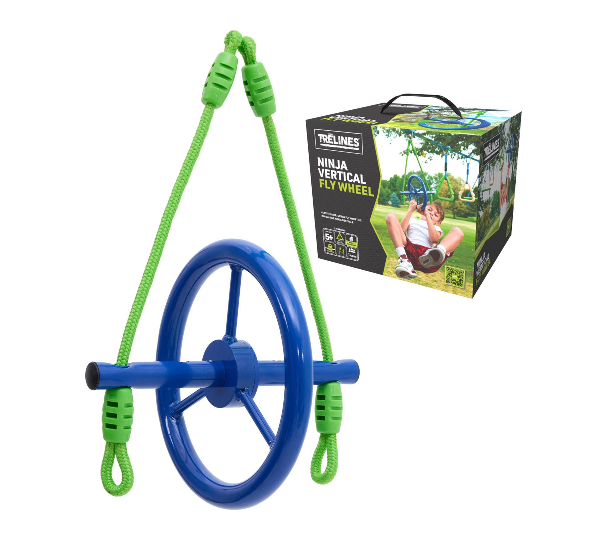 Trelines Ninja Vertical Fly Wheel 10in Ride Spin Fly - QVC.com