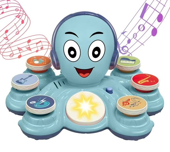 Contixo KD3 Musical Octopus Toy with Lights & Sounds - QVC.com