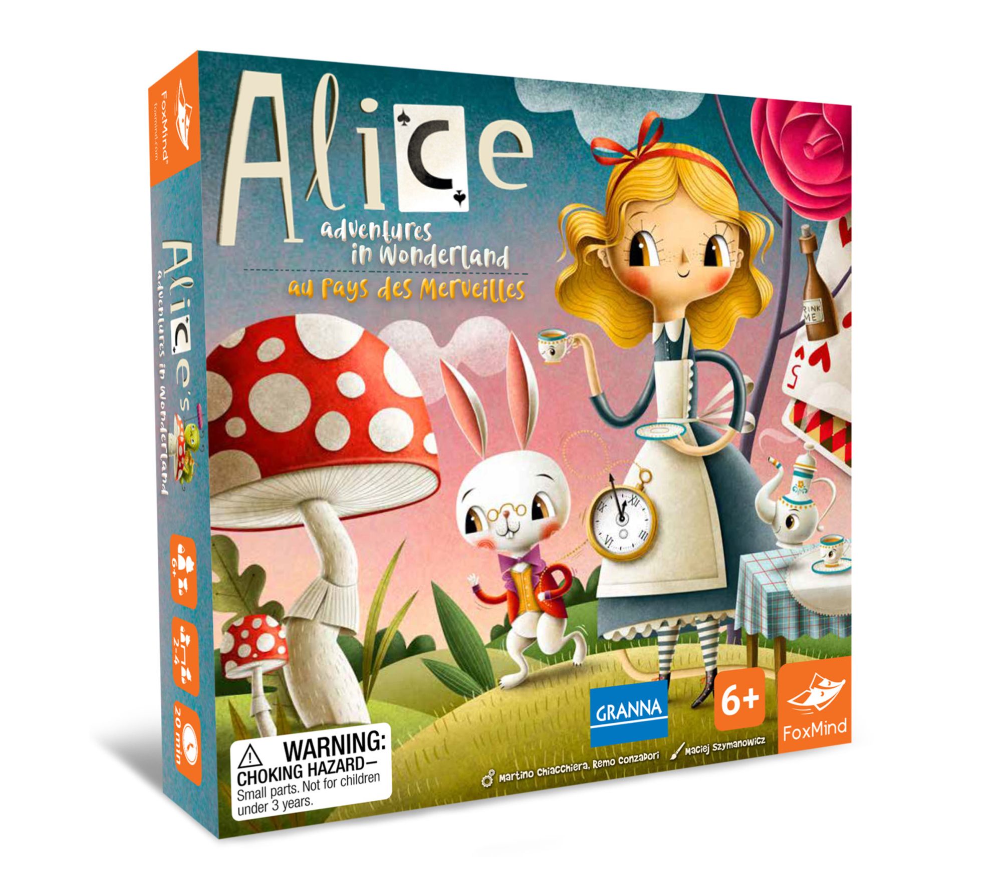 FoxMind Games Alice's Adventures in WonderlandBoard Game - QVC.com