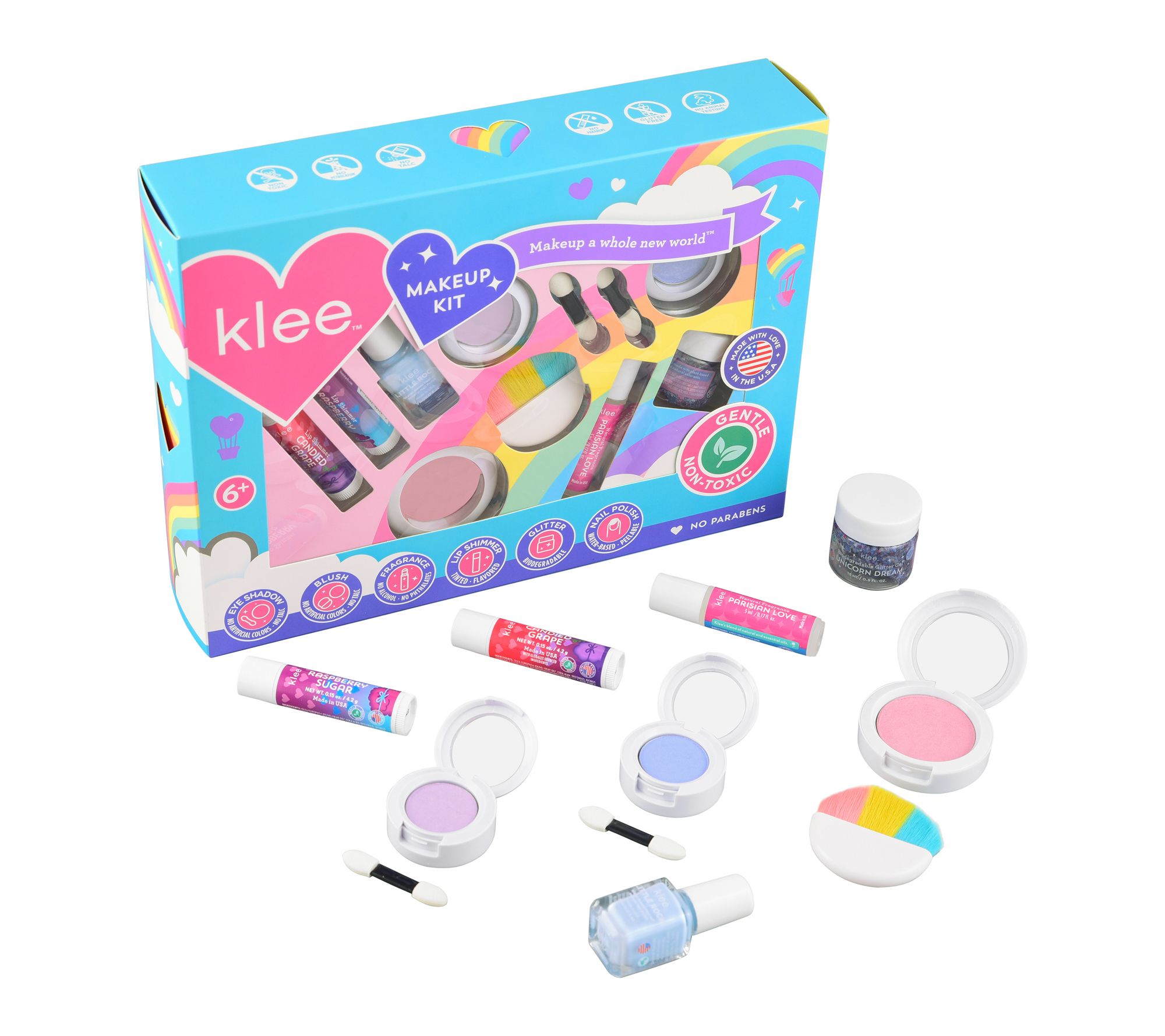 Klee Naturals Arc of Joy Kids' Mineral Makeup Kit - QVC.com