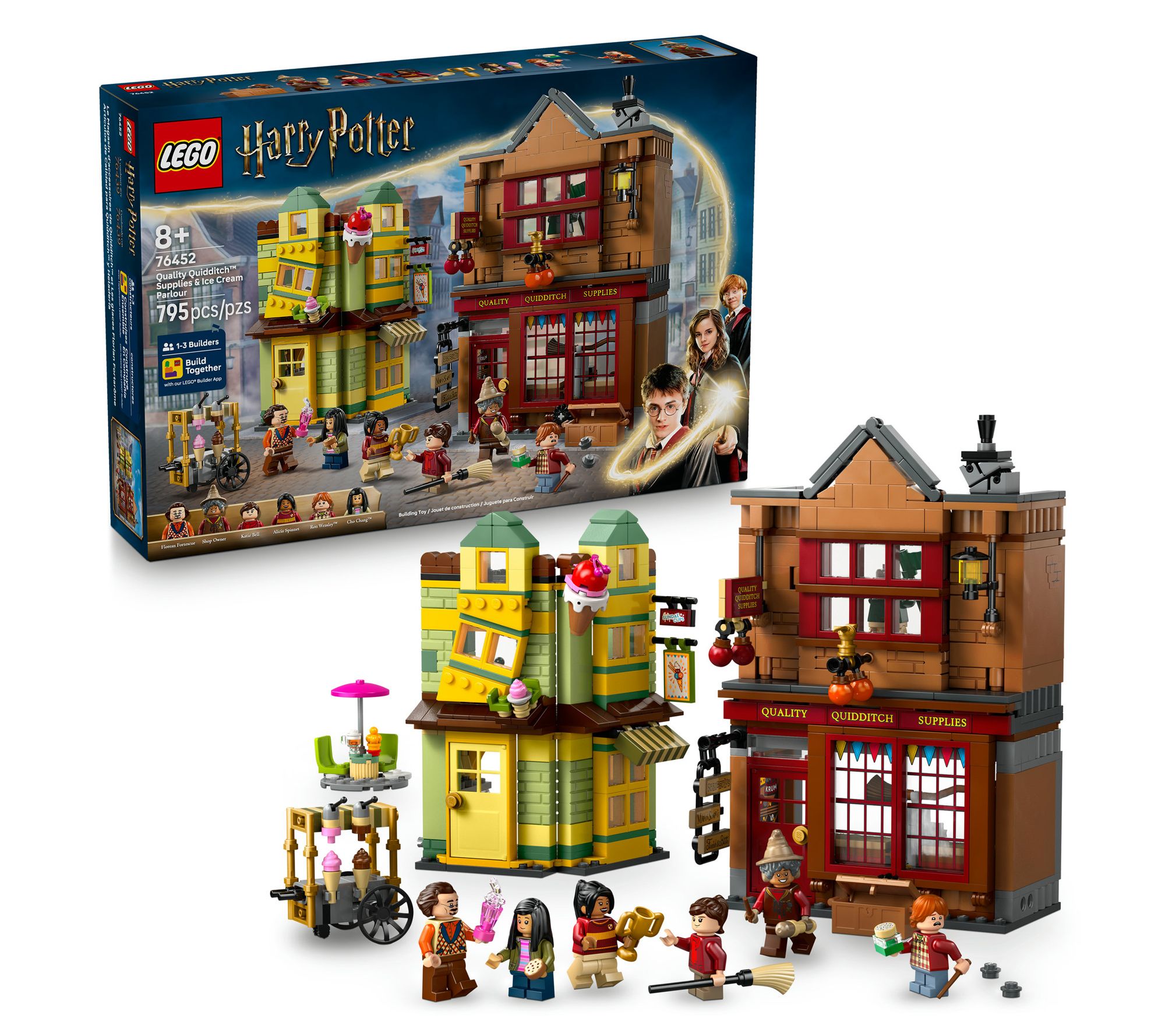 LEGO Harry Potter Quality Quidditch Supplies &Ice Cream Parlo - QVC.com