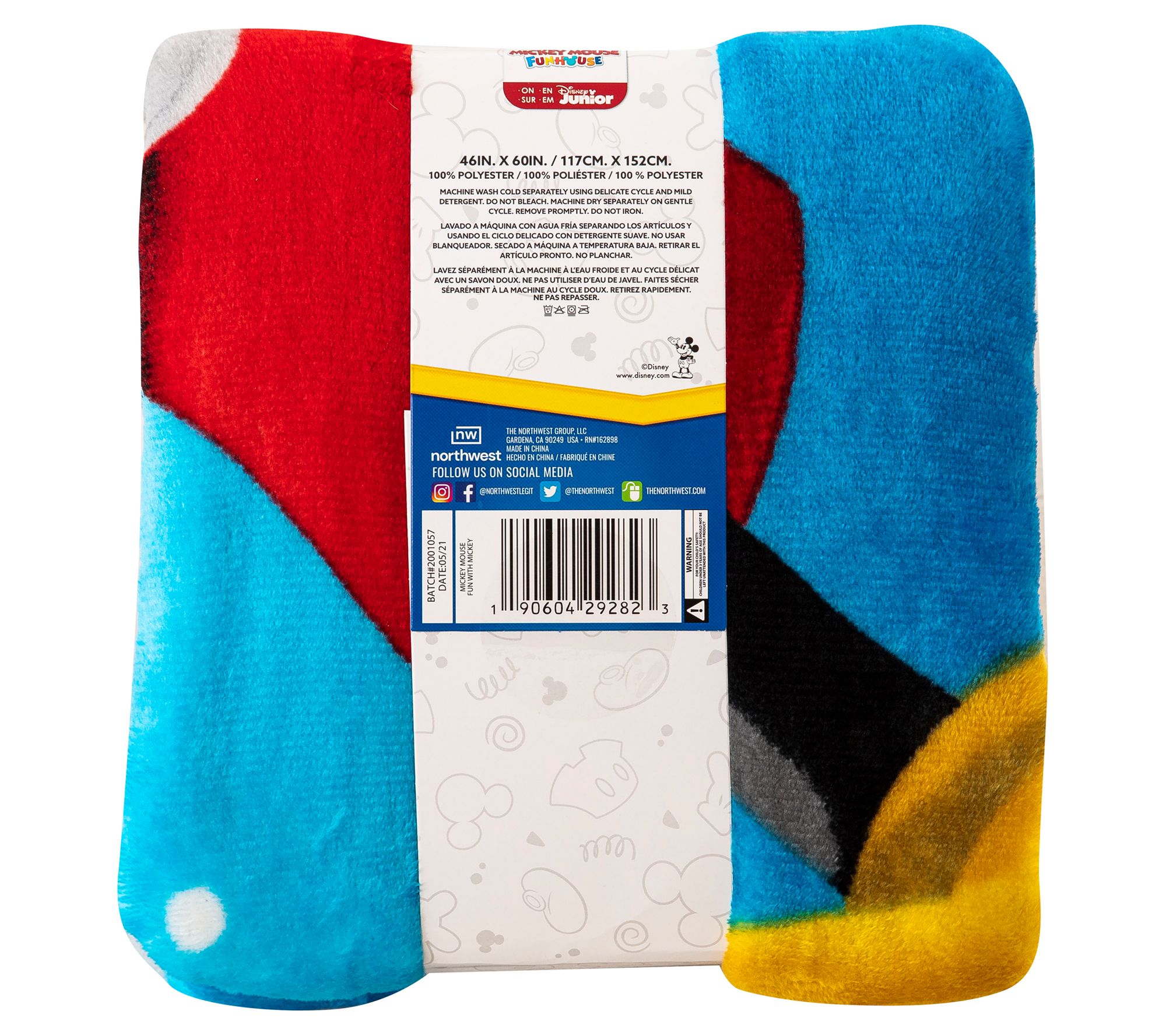 The Northwest Disney Micro Raschel 46x60 Throw - QVC.com