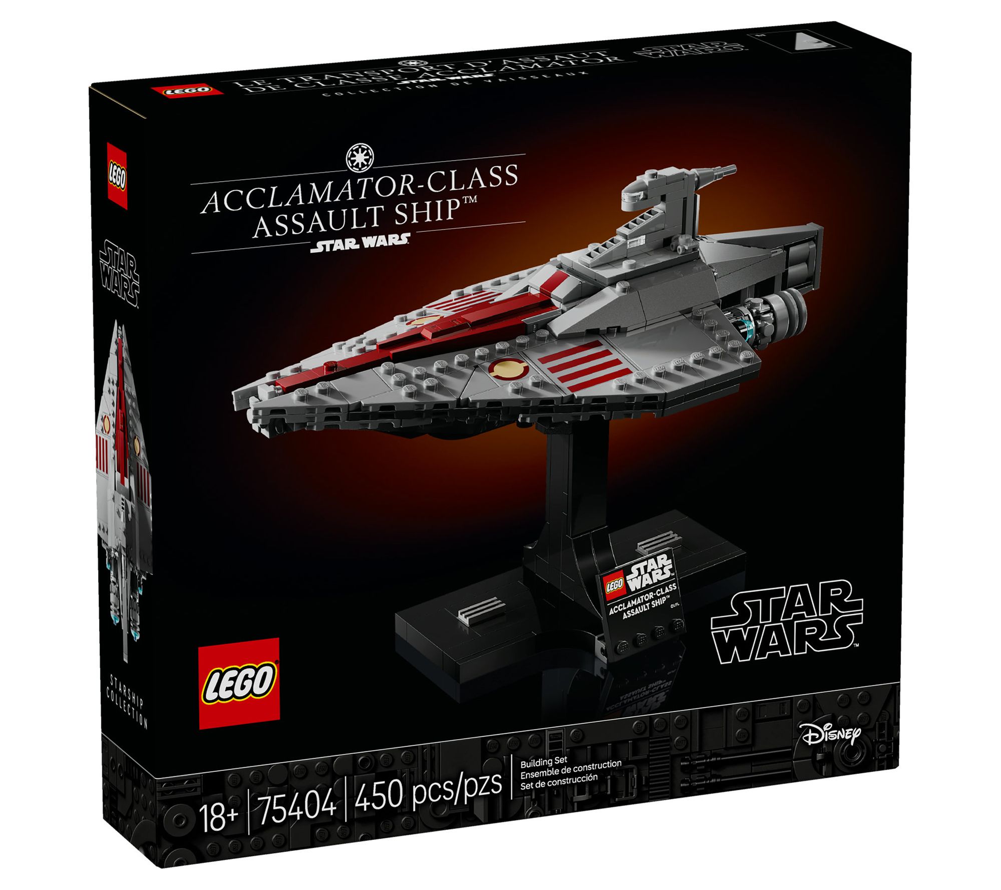 LEGO Star Wars Acclamator-Class Assault Ship Buildable Starsh - QVC.com