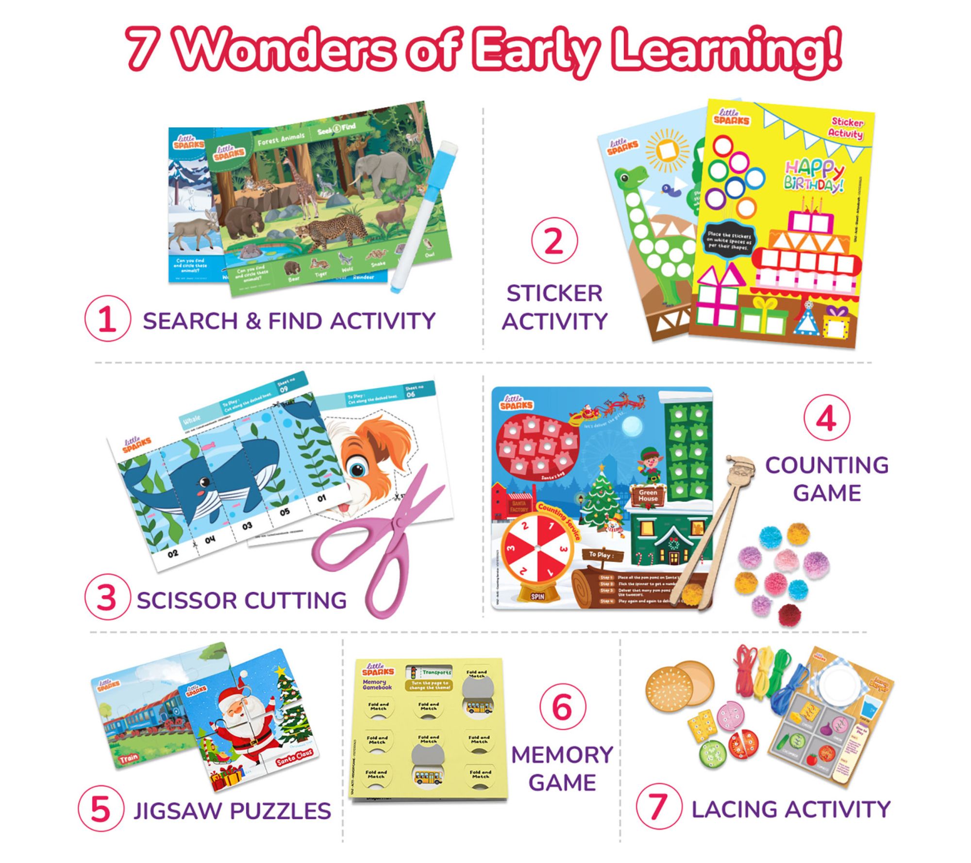 Smartivity Little Sparks Smart Busy Box Montessori 7-In-1 - QVC.com