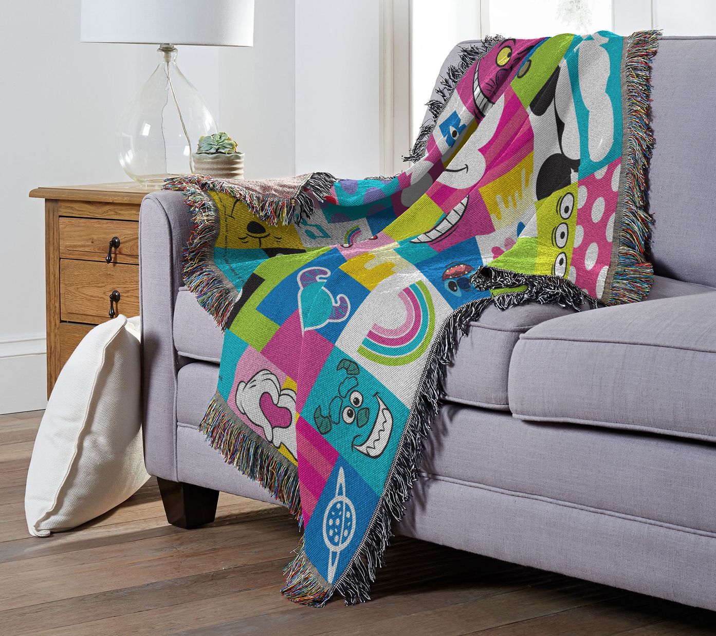 The Northwest Group Disney Smiling Faces WovenBlanket - QVC.com