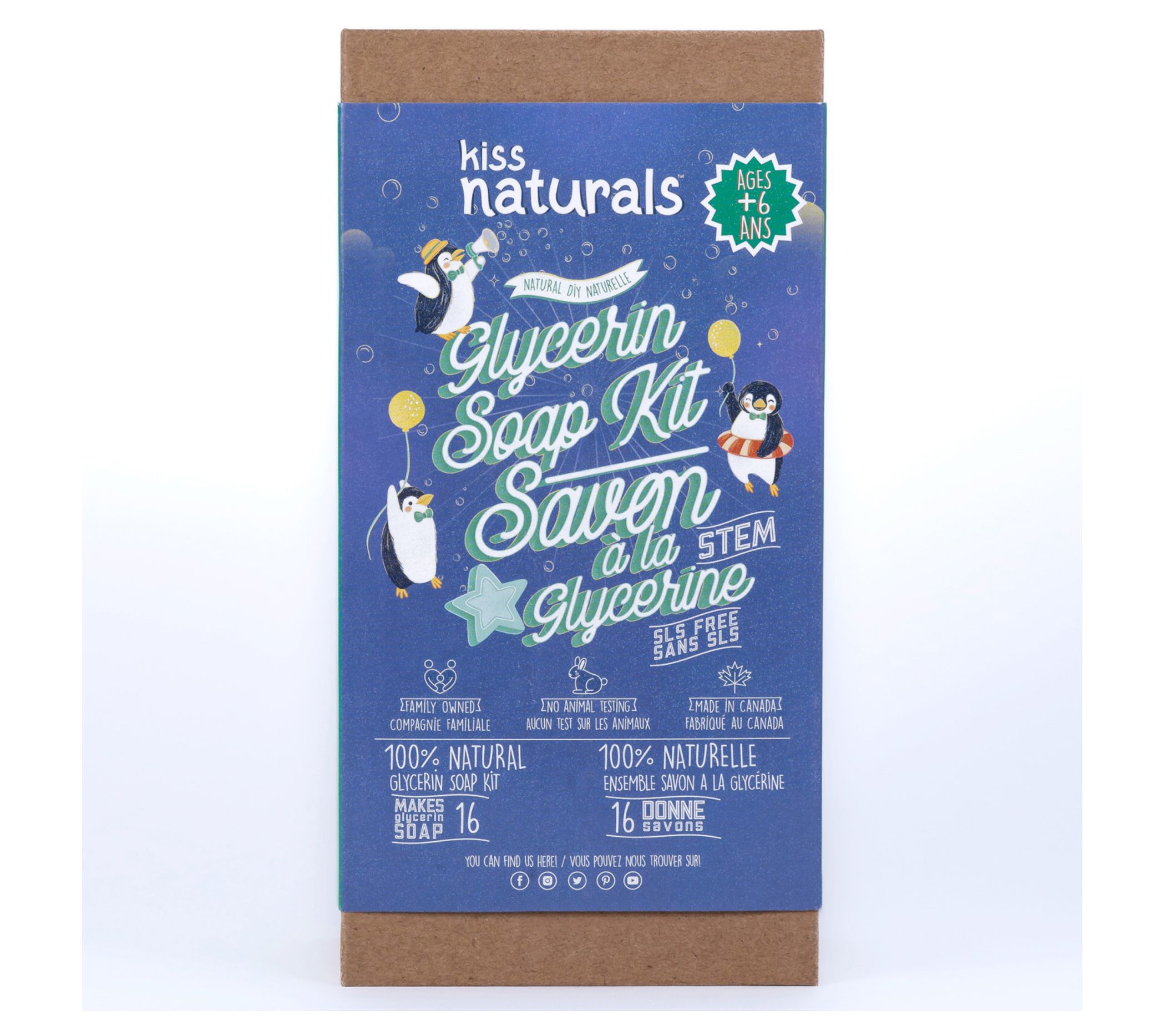 Kiss Natural Kids DIY Make Your Own Glycerin Soap Kit - QVC.com