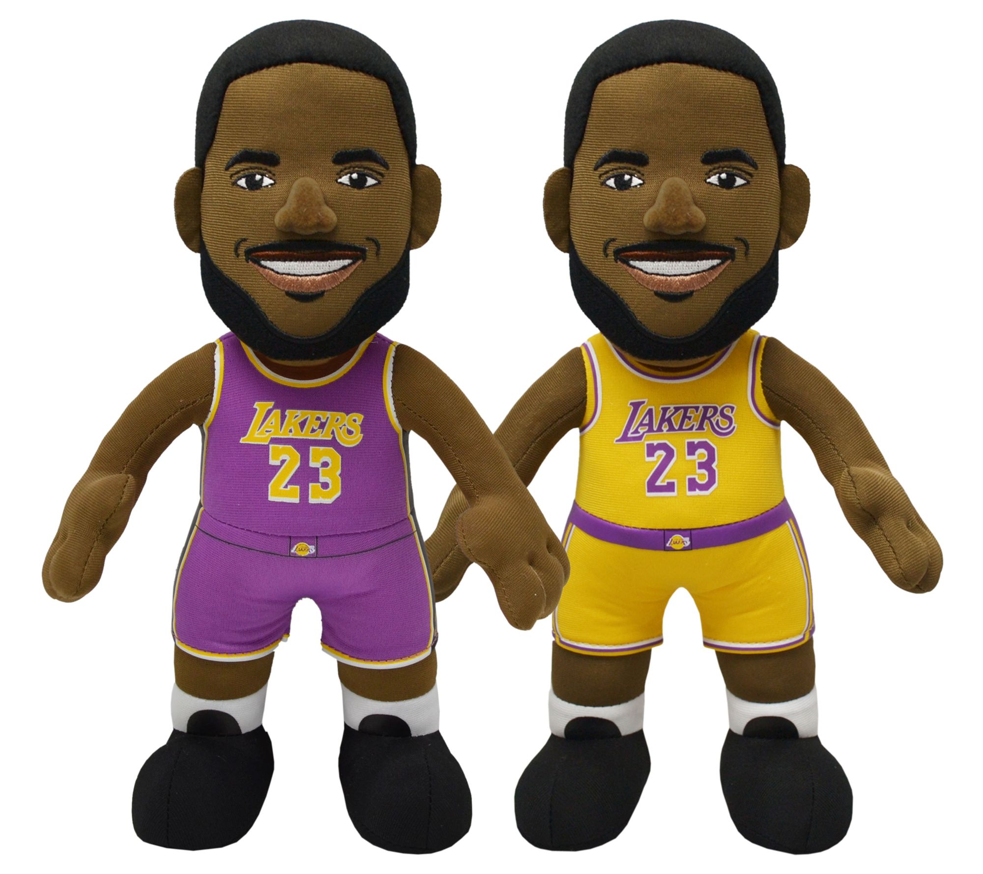 Bleacher Creatures NBA Lakers Lebron James 10"Plush Bundle - QVC.com