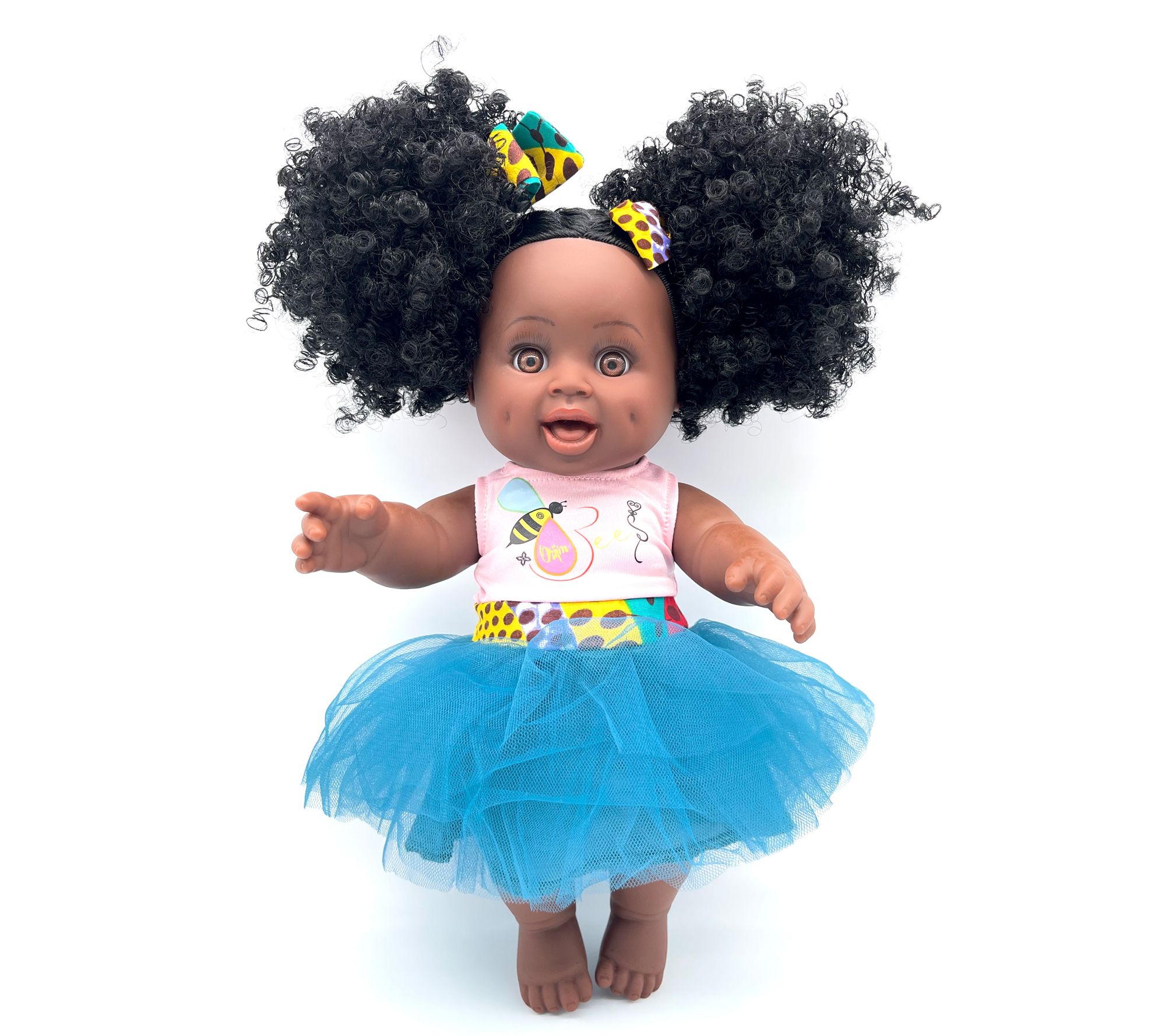 Orijin Bees Fro Puffy Baby Bee Doll - QVC.com