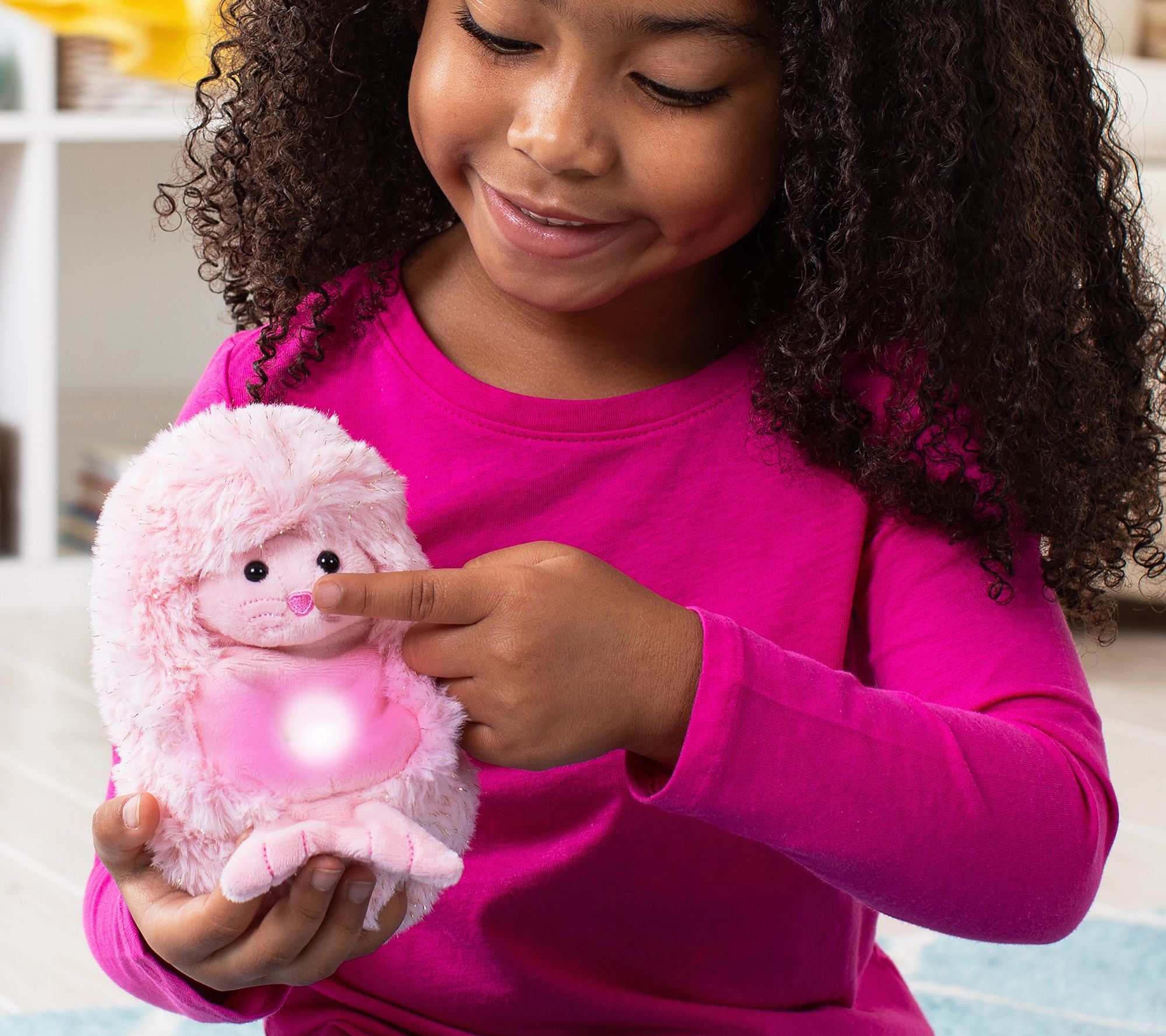 Curlimals Arctic Glow Animated Lighted Plush Characters - QVC.com