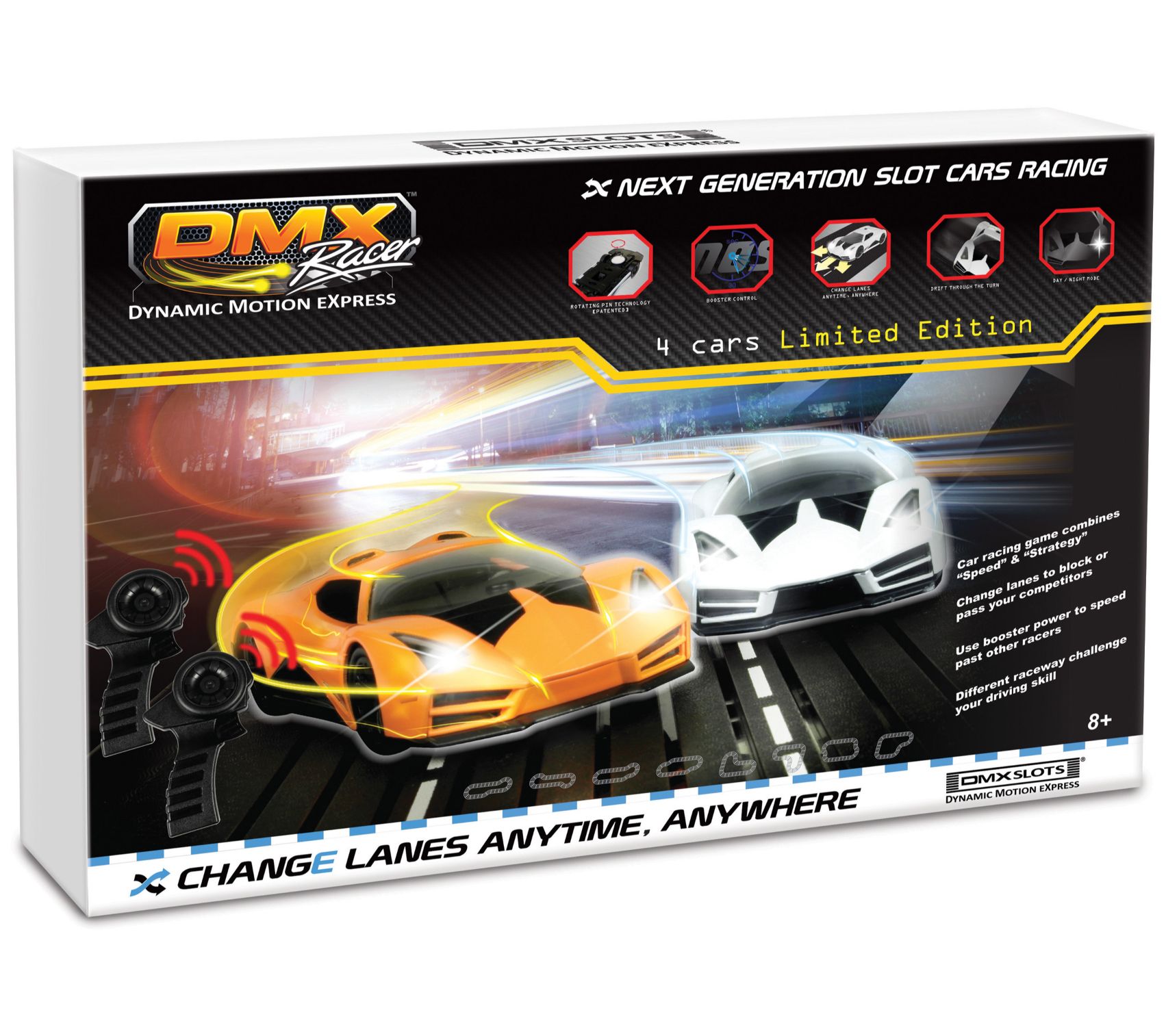 Wing Dynasty DMX Exclusive Pro Slot Car Racing Set - QVC.com