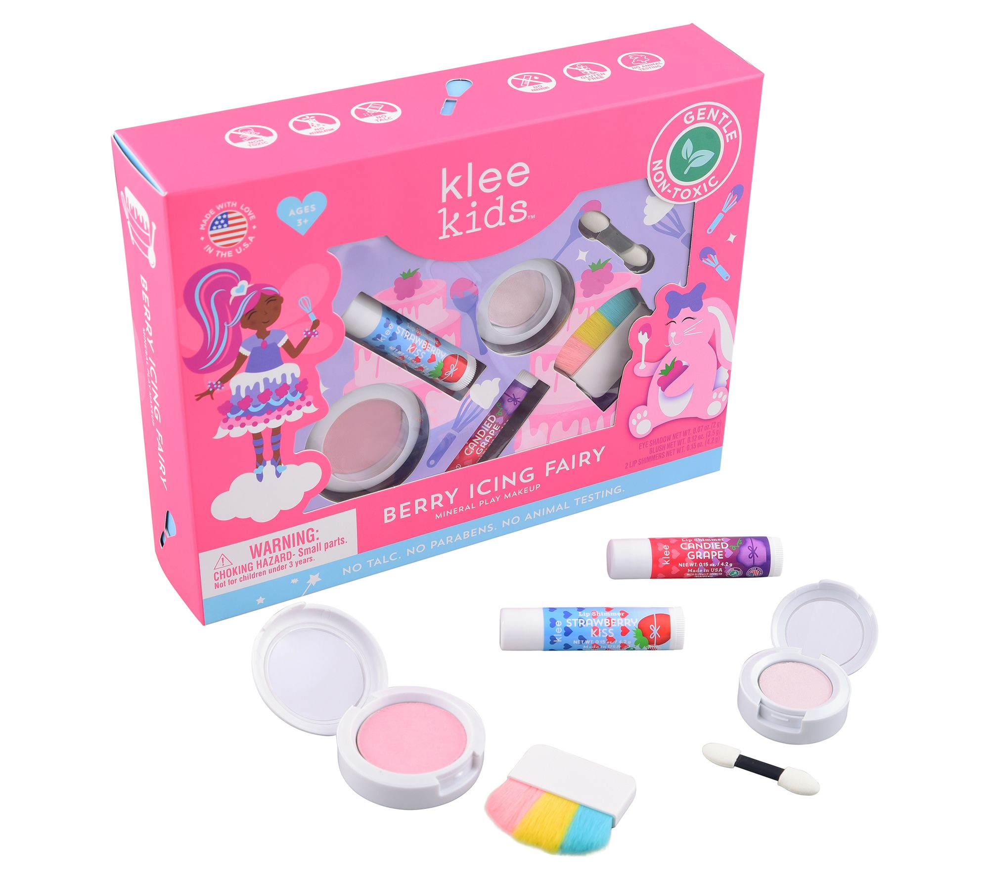 Klee Kids Berry Icing Fairy Makeup Set - QVC.com