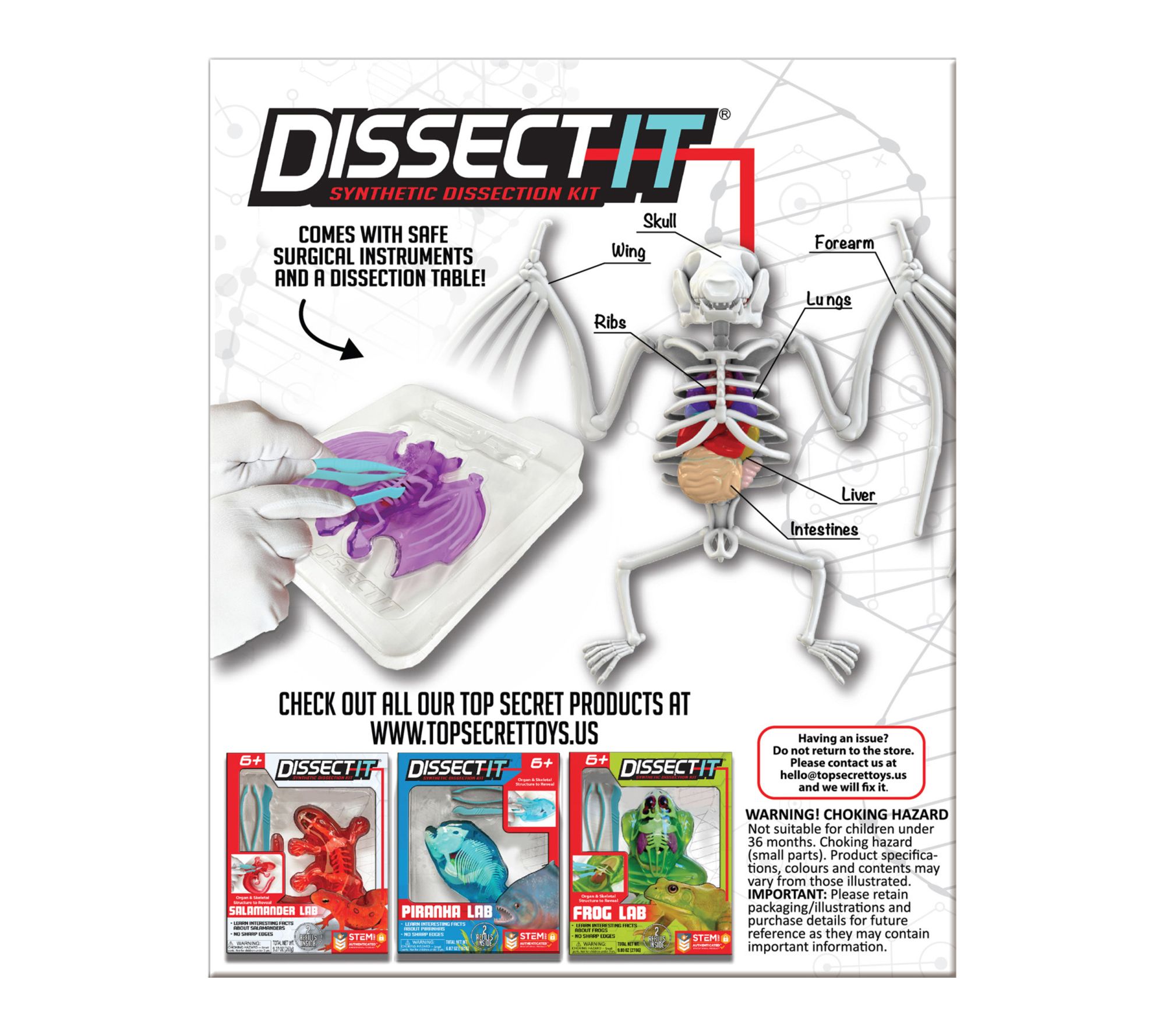 Dissect-It: Bat Lab - Synthetic Dissection Kit - QVC.com