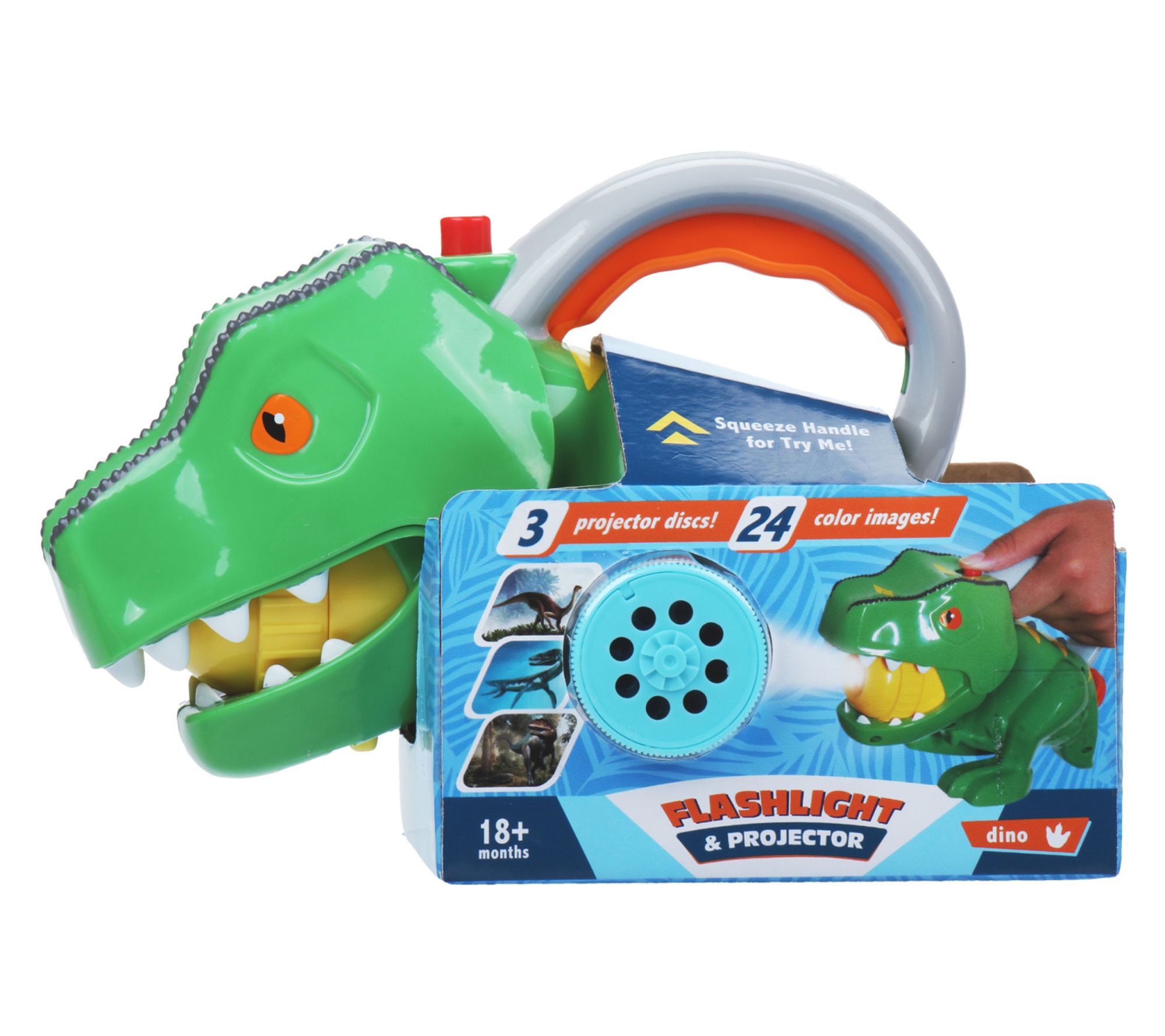 Kid Galaxy Flashlight & Projector - Dino - 3 Discs - QVC.com