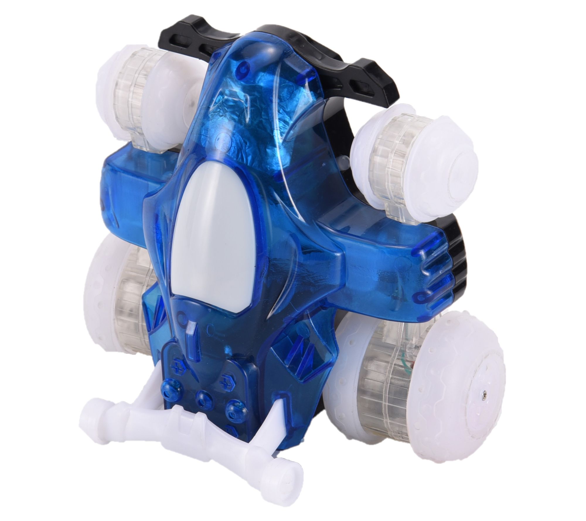 HoverQuads Set of 2 Remote Control LED Light Stunt Cars - QVC.com