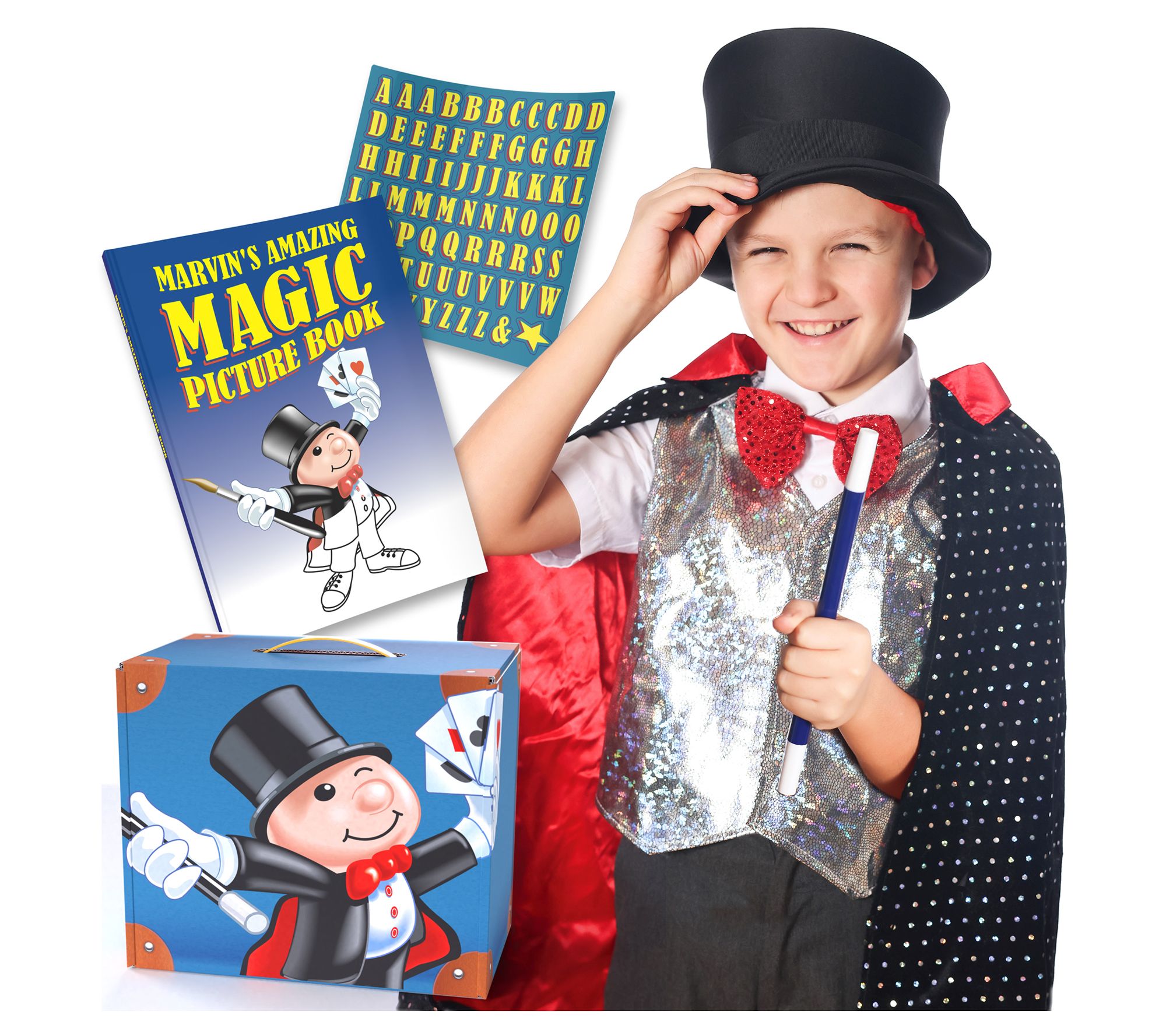 Marvin's Magic Dress Up Magician Kit - QVC.com
