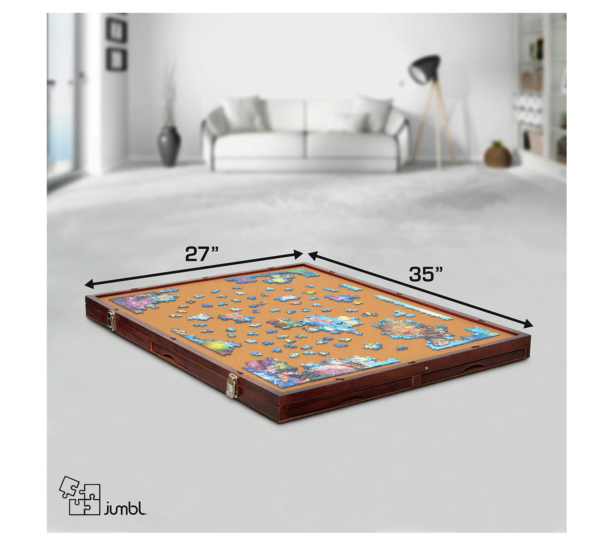 Jumbl 1500 Piece Puzzle Board - 27 x 35 - QVC.com