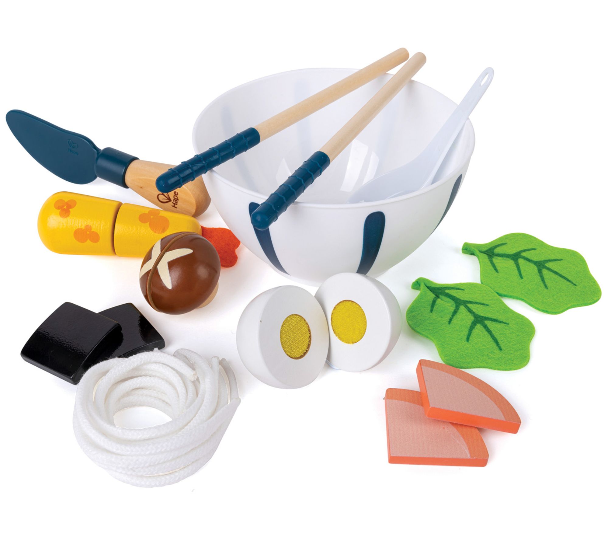 Hape Slurp-Slurp Udon Wooden Food Set - QVC.com