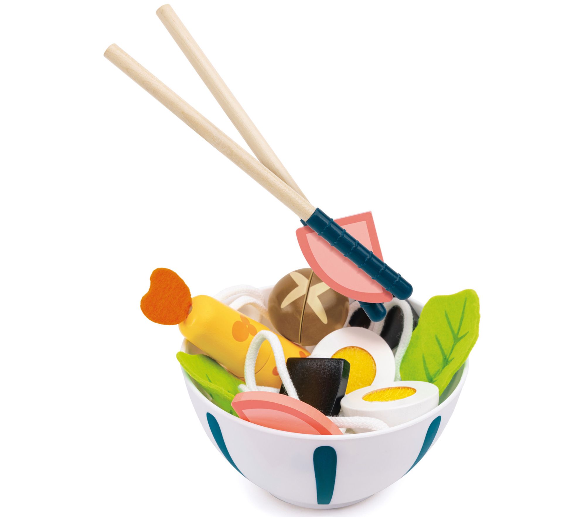Hape Slurp-Slurp Udon Wooden Food Set - QVC.com