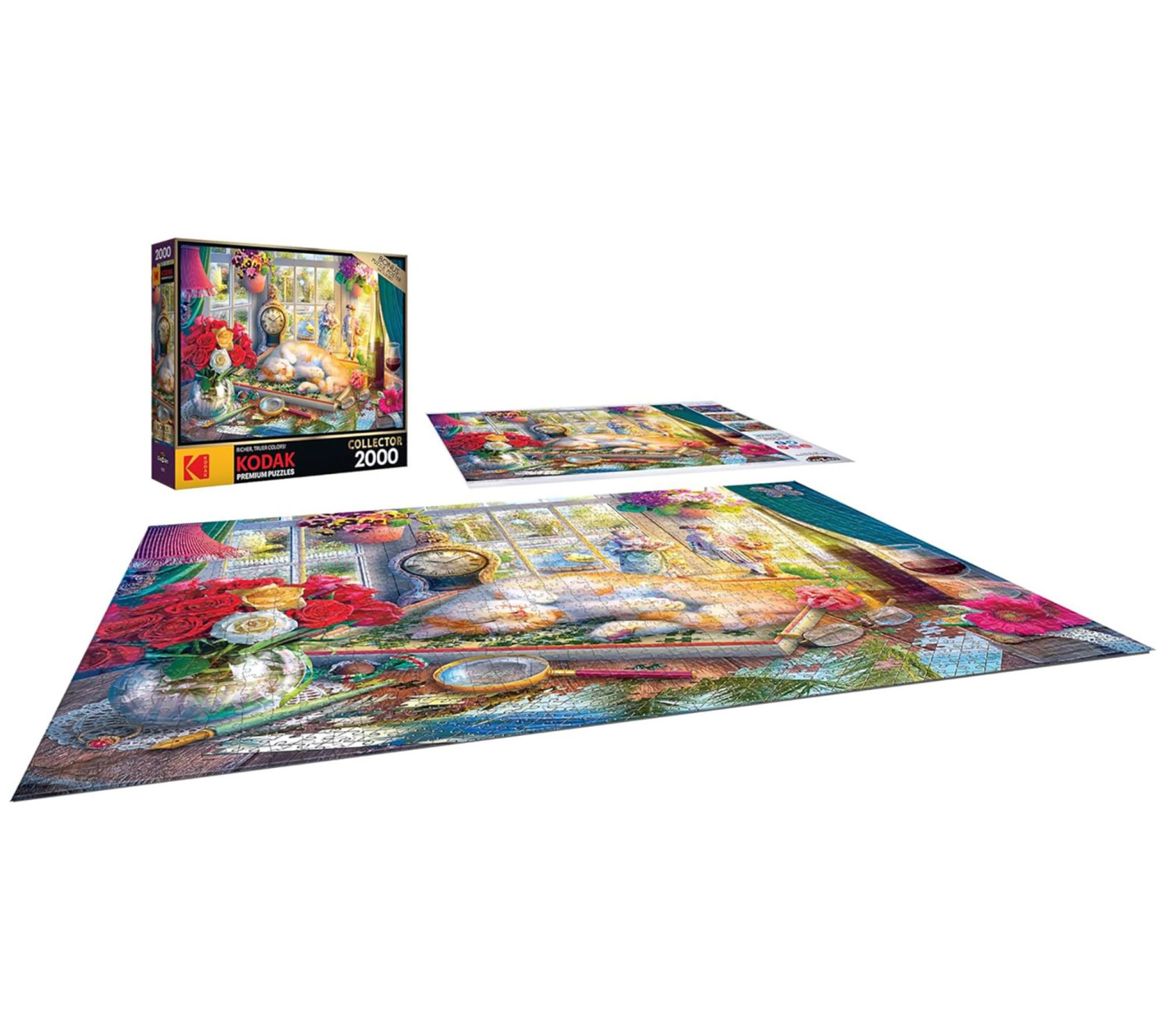 RoseArt Puzzle Time 2000 Piece Puzzle - QVC.com