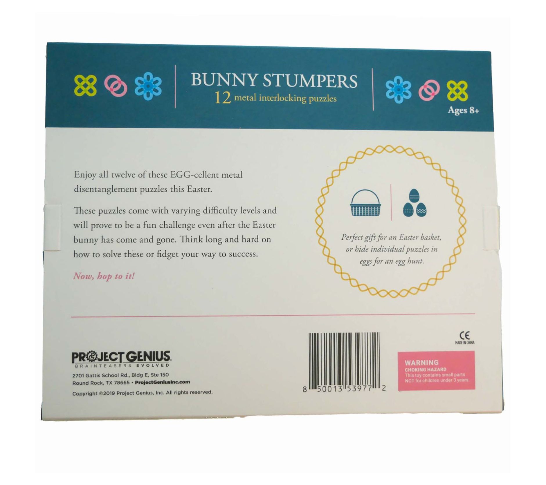 Project Genius Bunny Stumpers Metal Puzzle - QVC.com