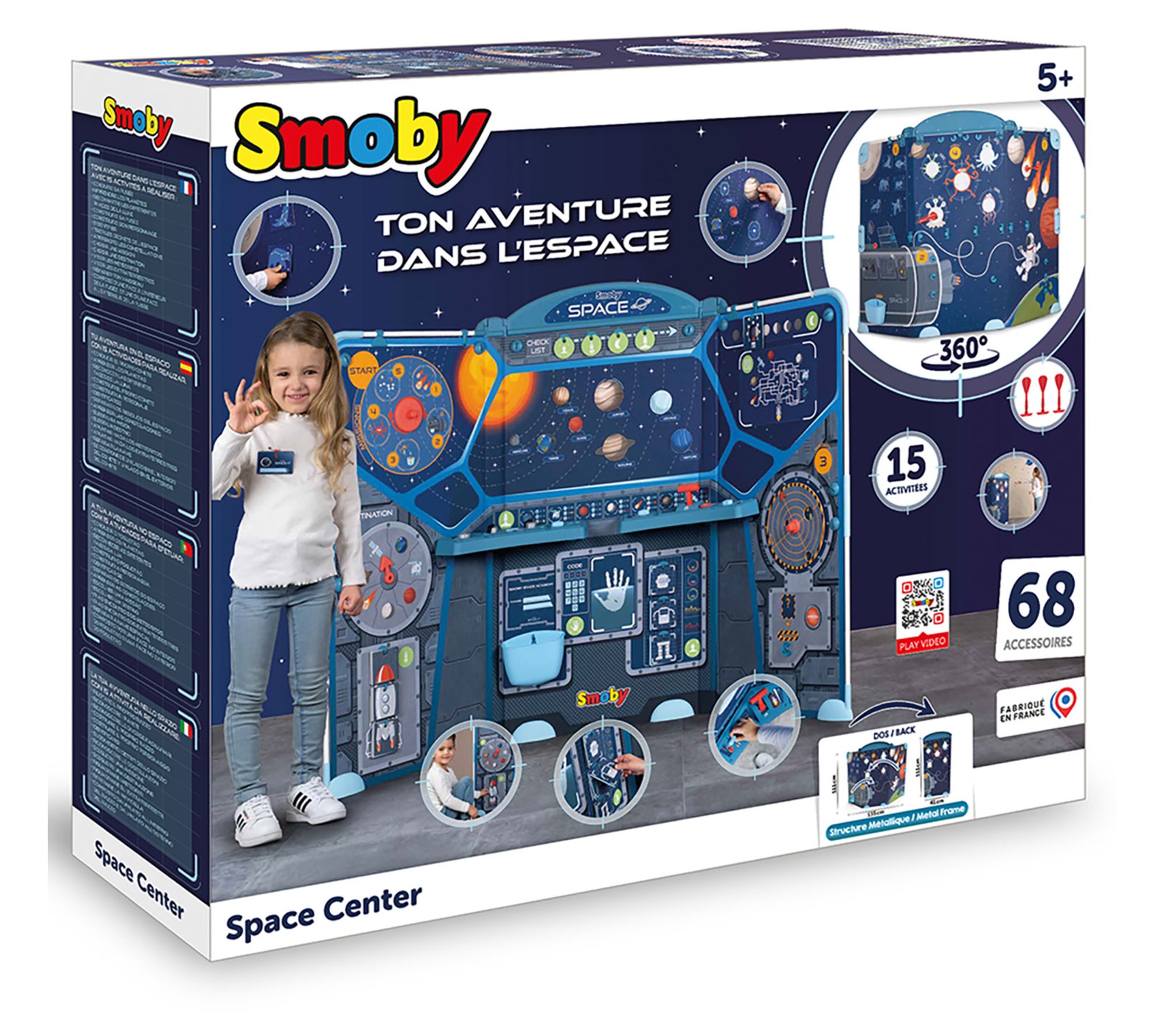 SMOBY Space Center Cardboard Play Set - QVC.com