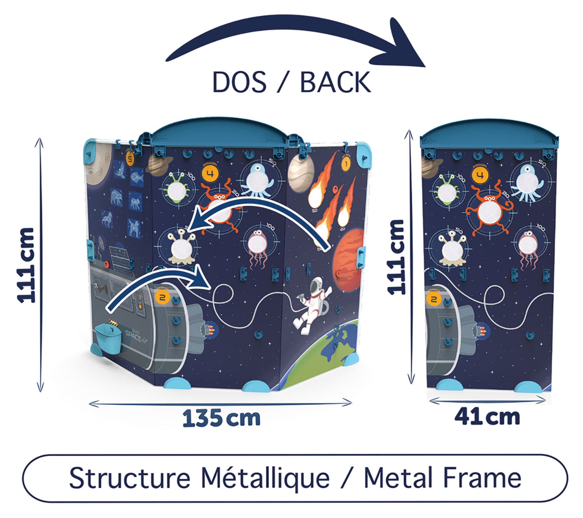 SMOBY Space Center Cardboard Play Set - QVC.com