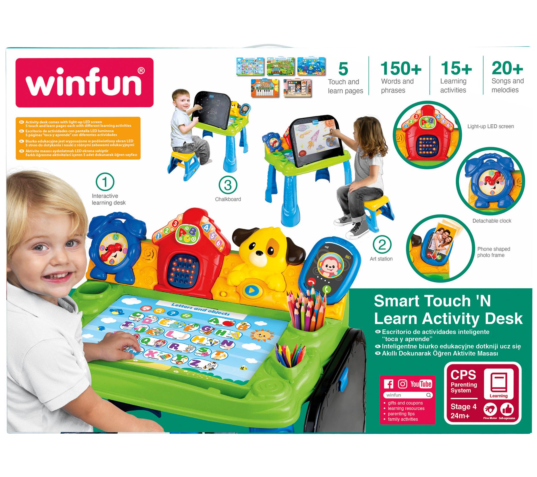 Winfun Smart Learning Activity Desk - QVC.com