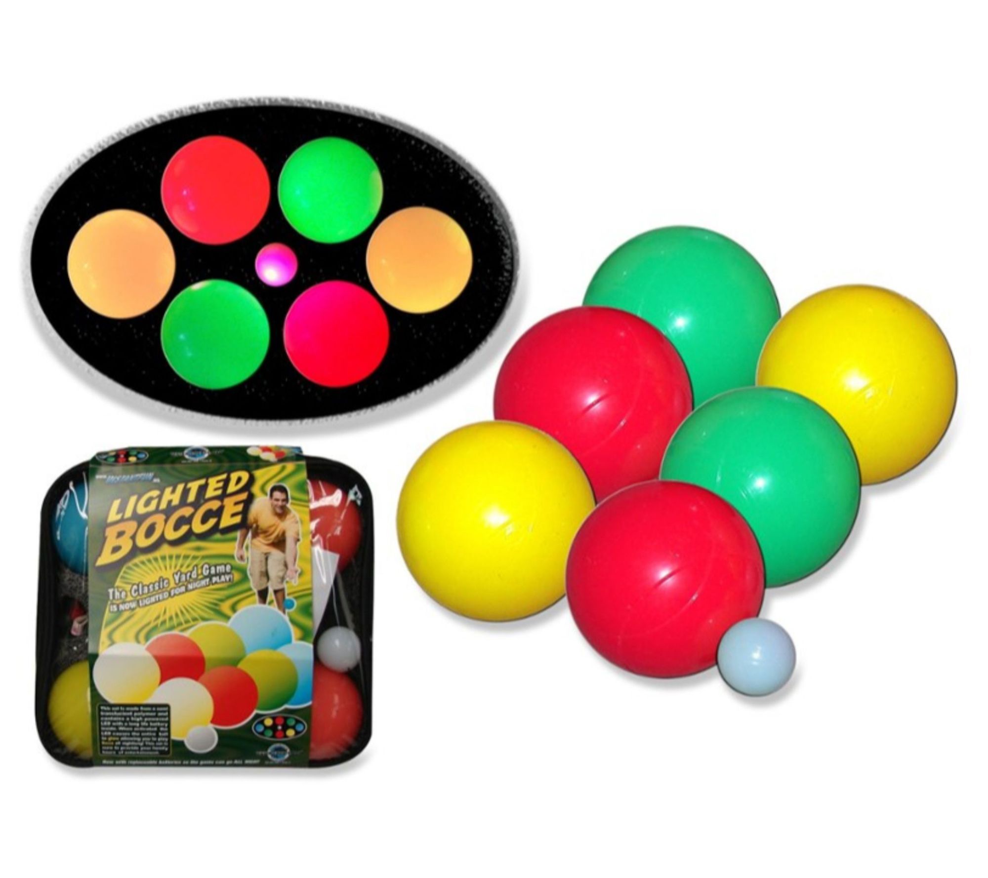 Water Sports Backyard Fun Lighted Bocce Set - QVC.com