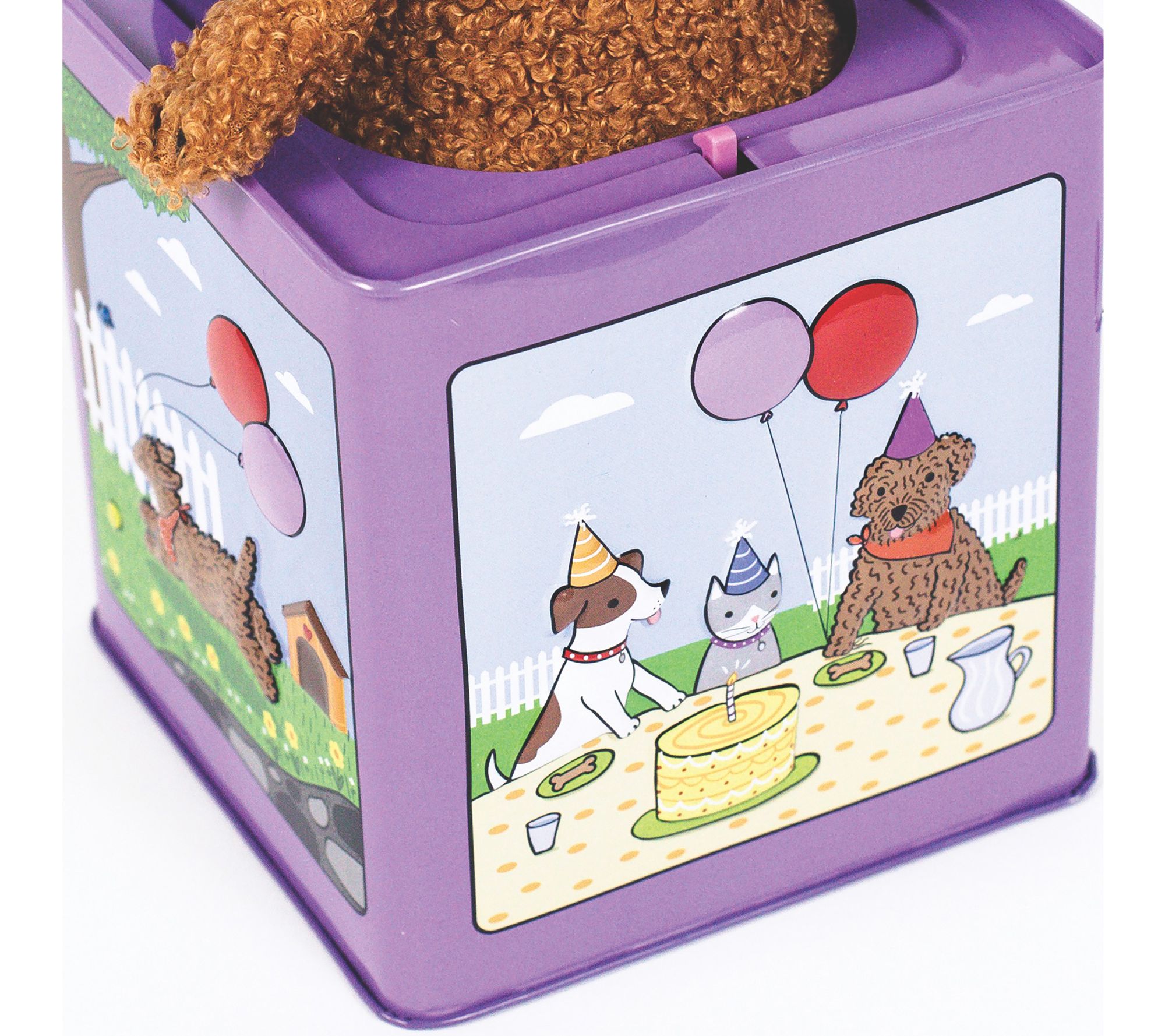 Jack Rabbit Creations Birthday Puppy Jack in th e Box - QVC.com