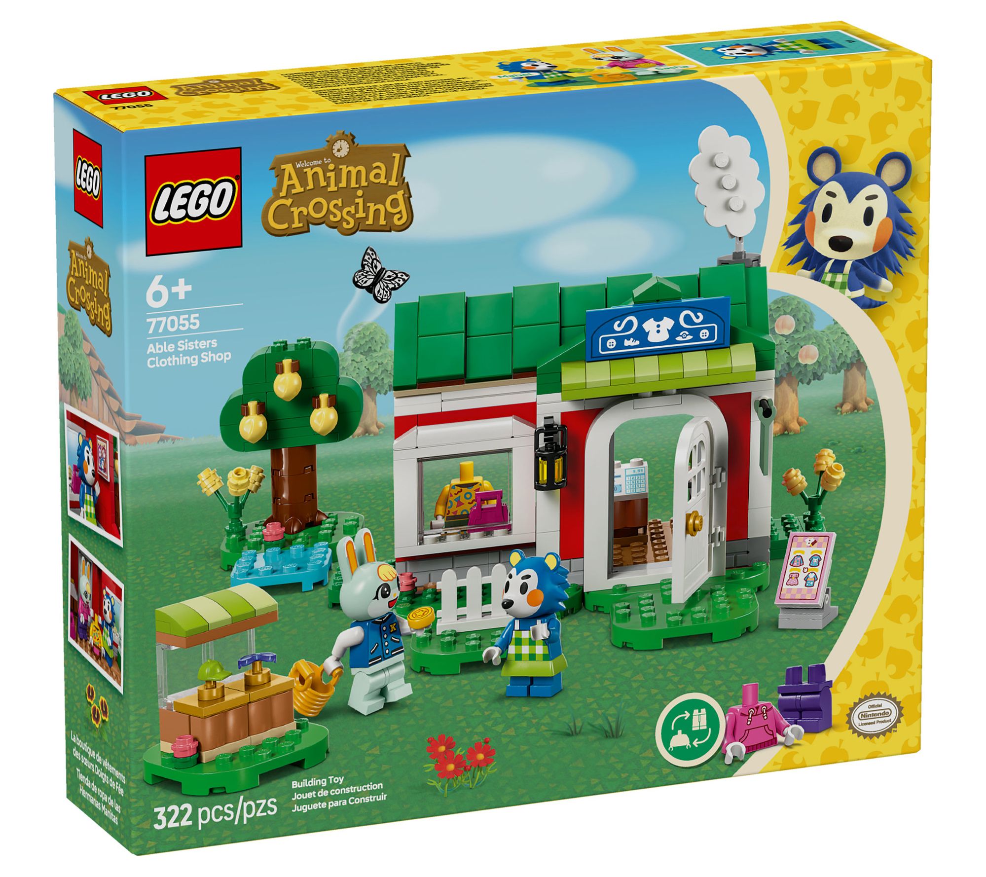 LEGO Animal Crossing Able Sisters Clothing ShopRole-Play Buil - QVC.com