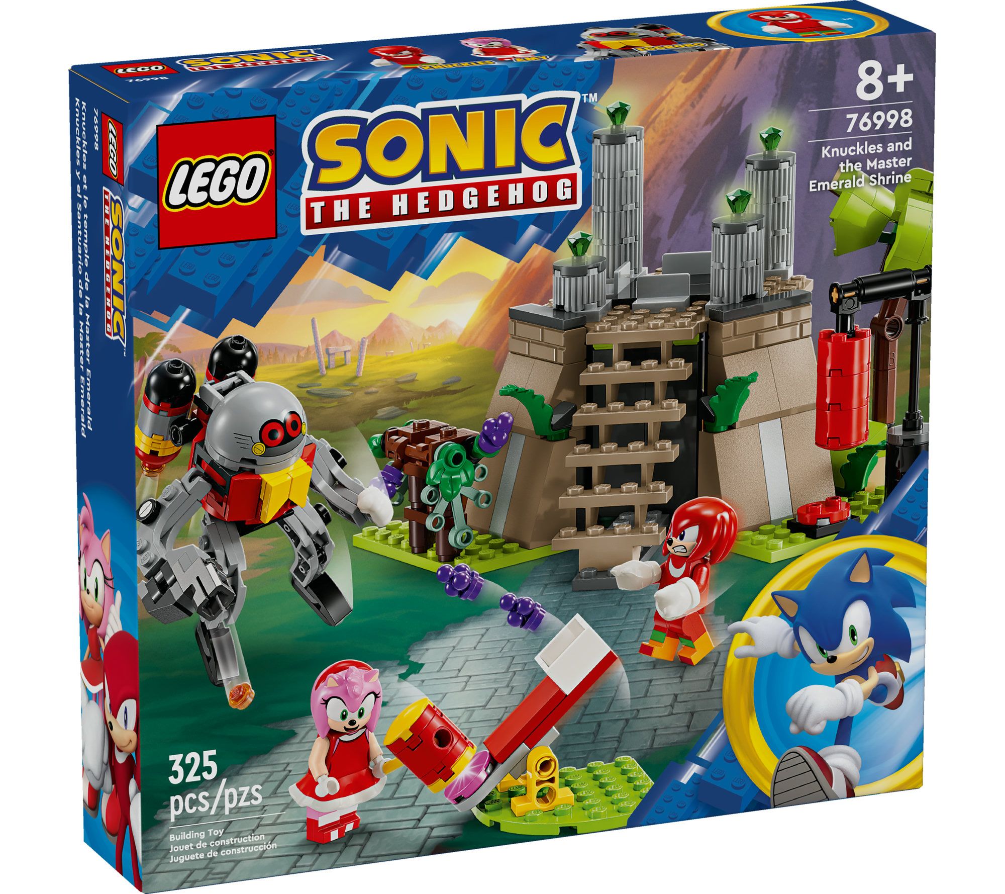 LEGO Sonic the Hedgehog Knuckles and the MasterEmerald Shrine - QVC.com