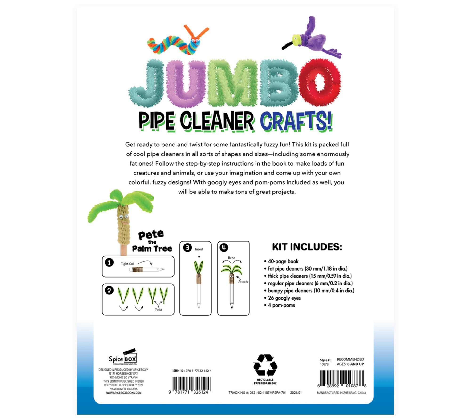 Make & Play Jumbo Pipe Cleaner Craft Set - QVC.com