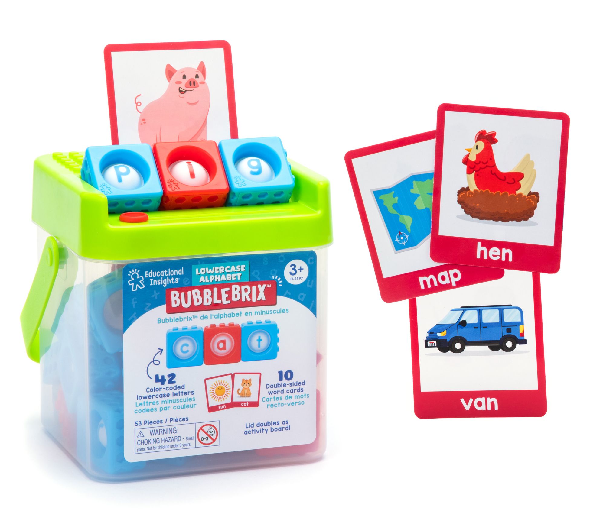 Lowercase Alphabet BubbleBrix by Educational Insights - QVC.com
