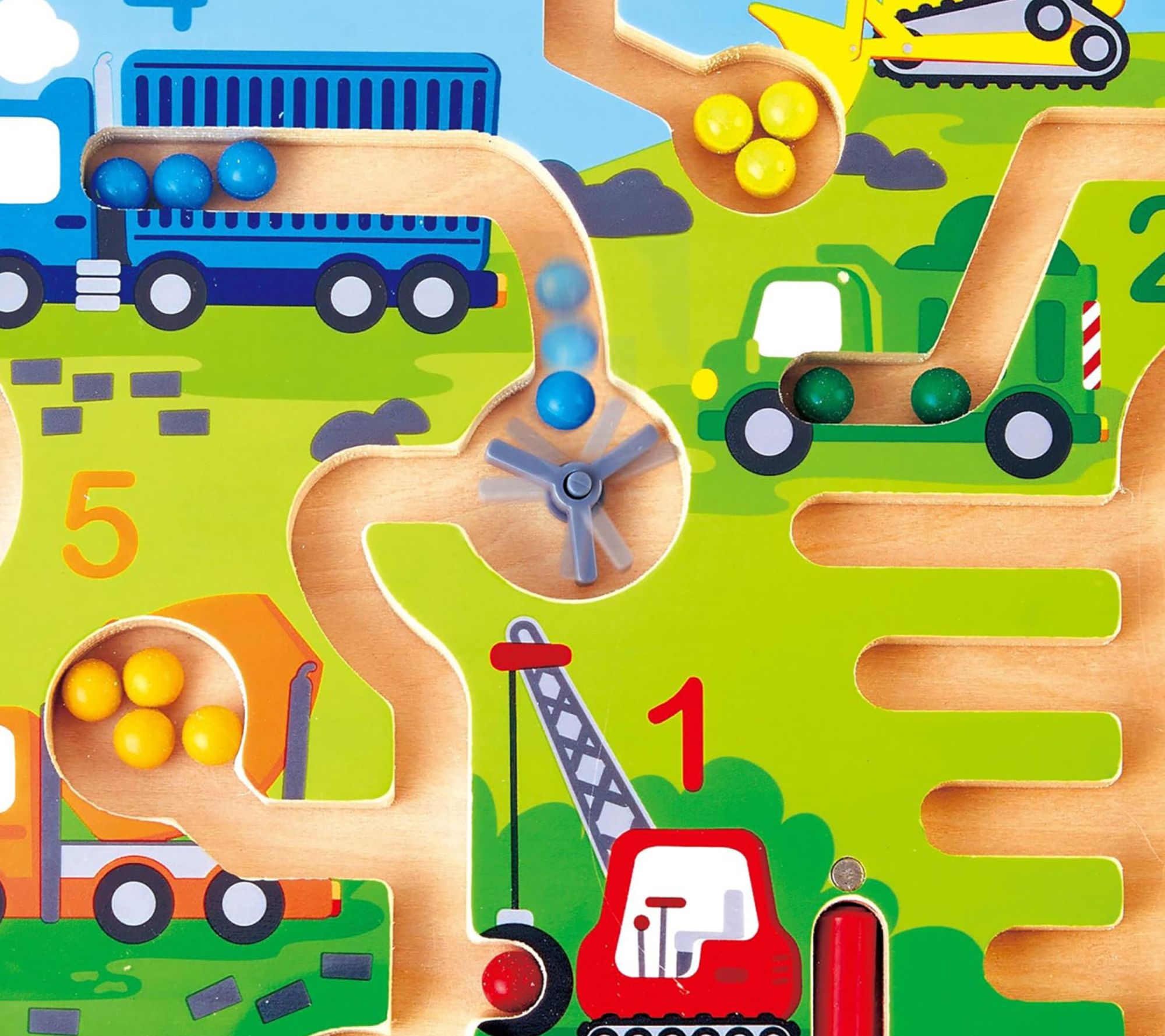 Hape Construction & Number Magnet Maze Toy - QVC.com