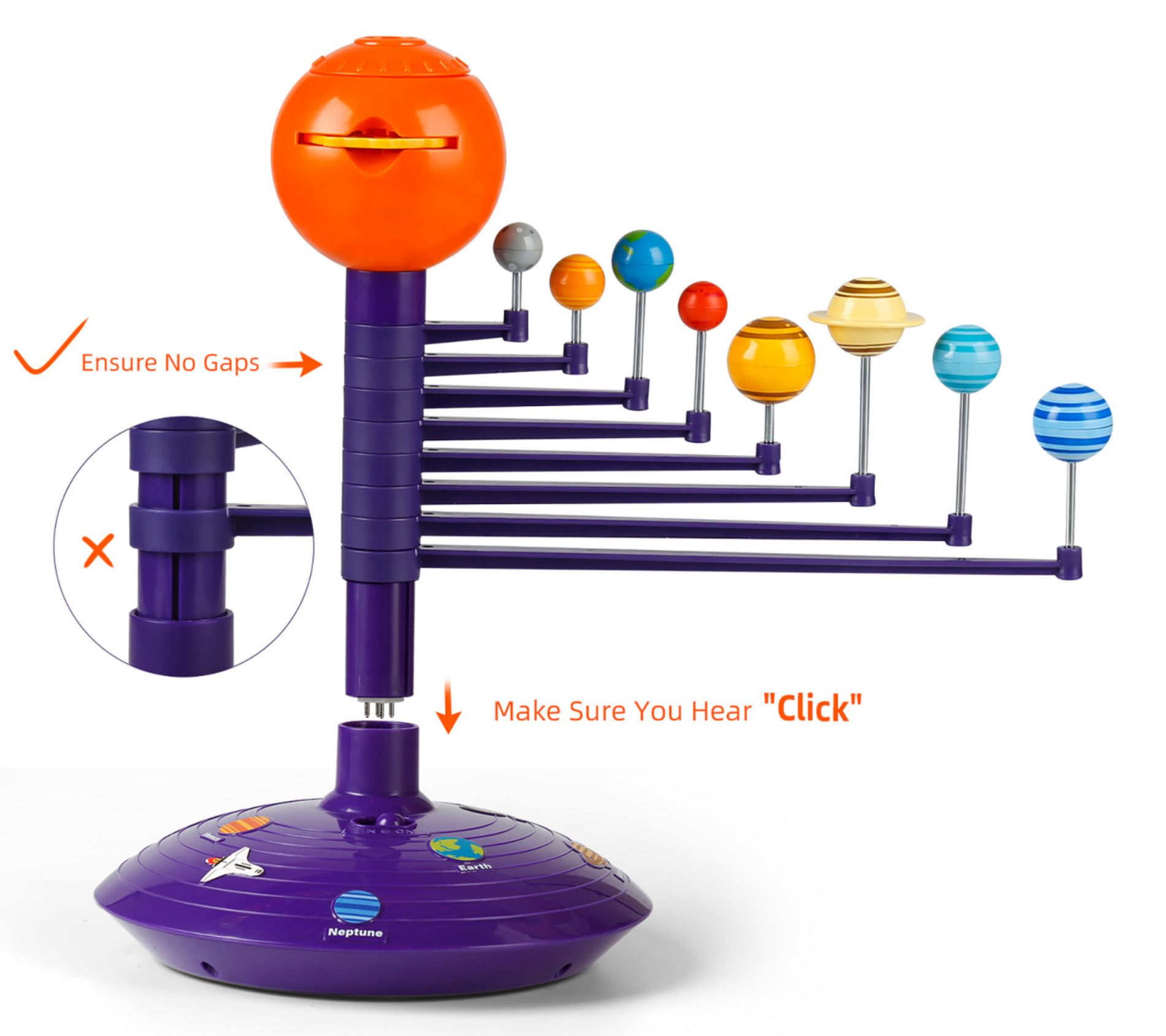Hape Science Can Solar System Planetary Projector Toy - QVC.com