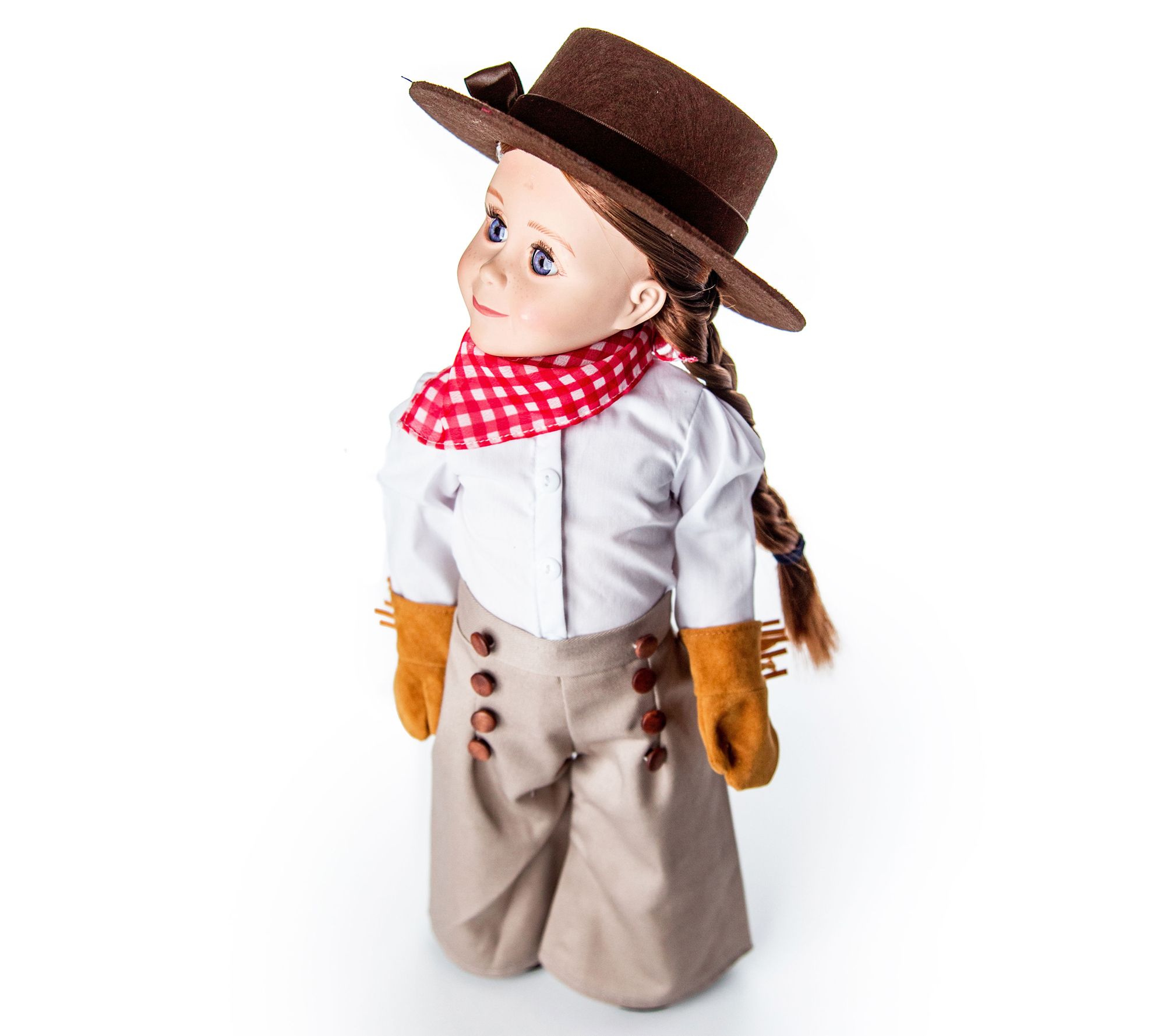 The Queen's Treasures 18" Frontier Girl Complete Outfit - QVC.com