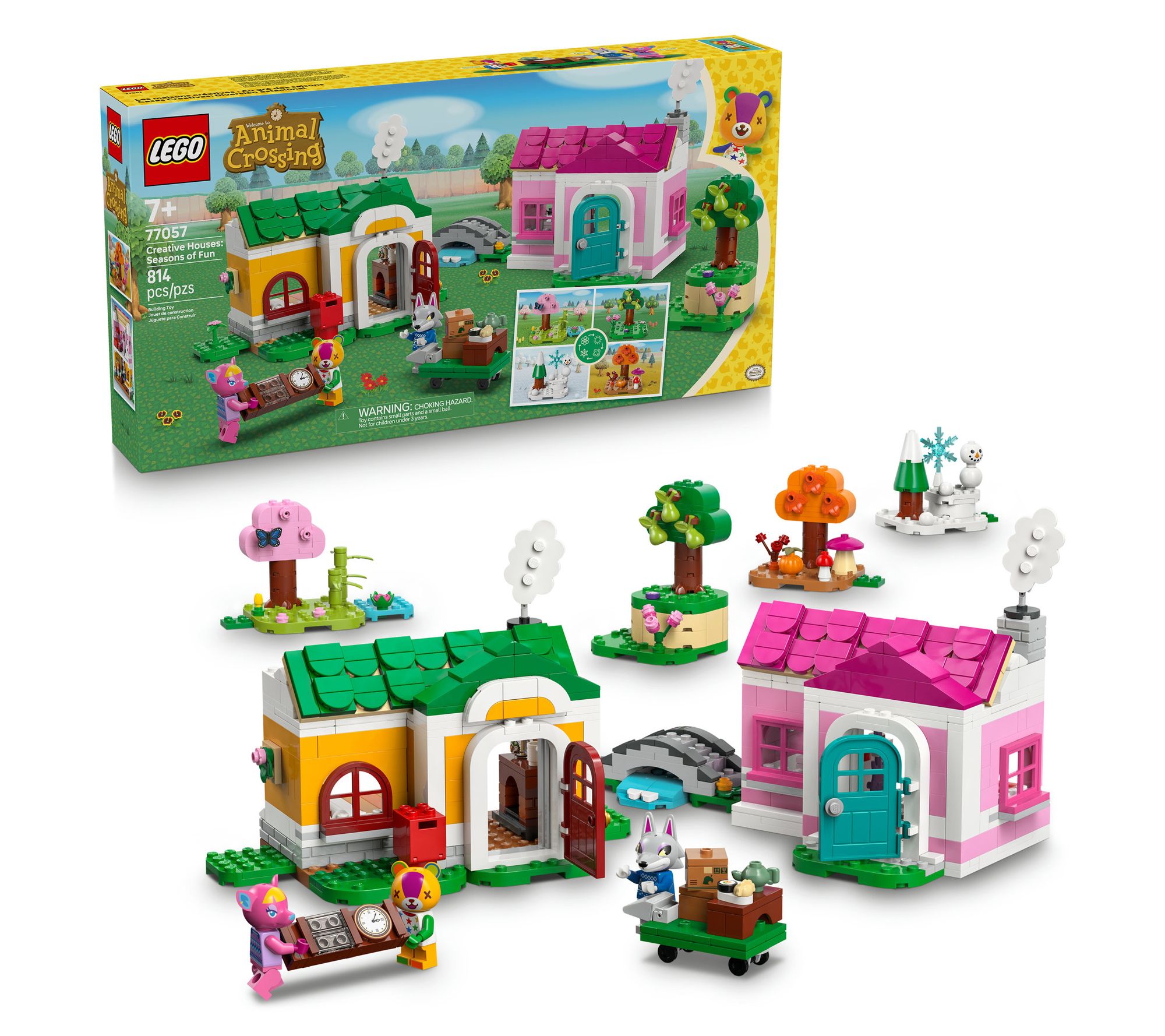 LEGO Animal Crossing Creative Houses: Seasons of Fun Building - QVC.com
