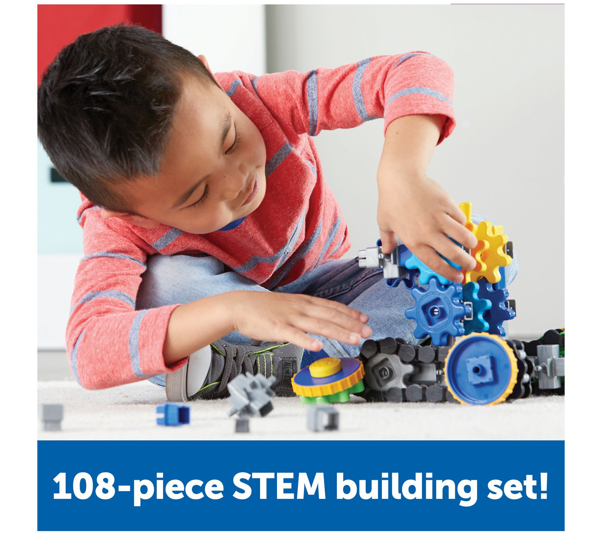 Learning Resources Gears! Treadmobiles Building Set - QVC.com