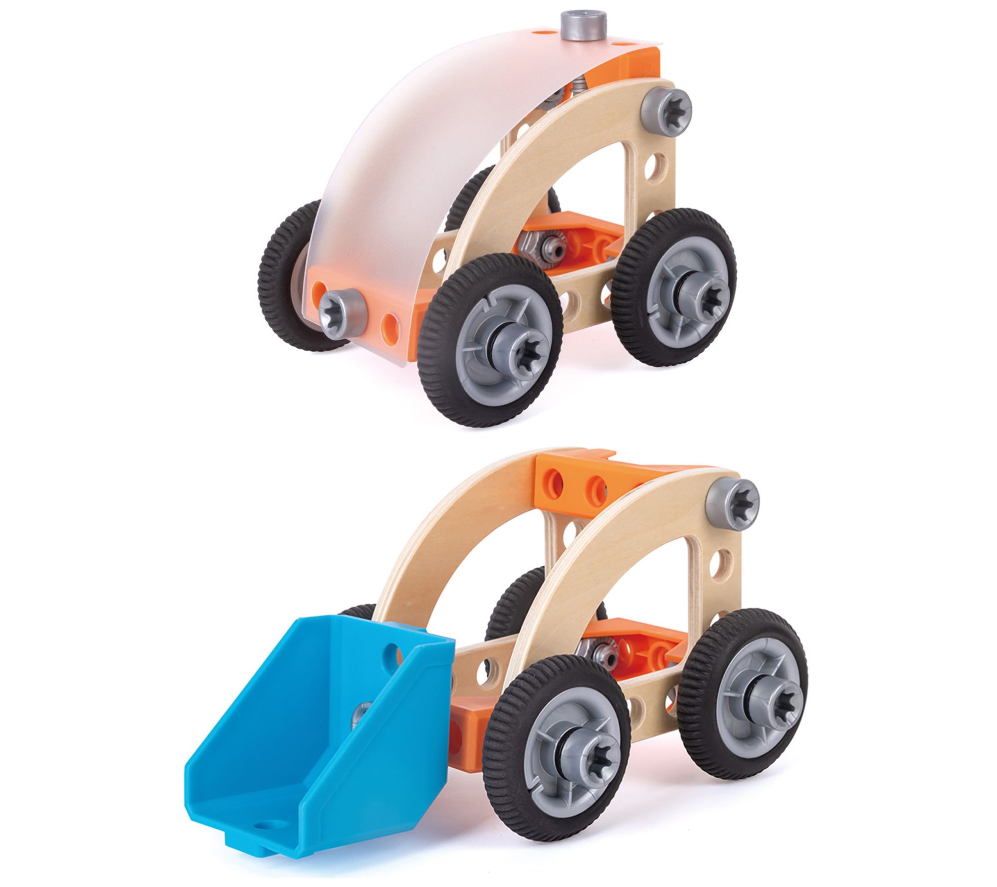 Hape Junior Inventor Build 'N' Drive Car Set - QVC.com
