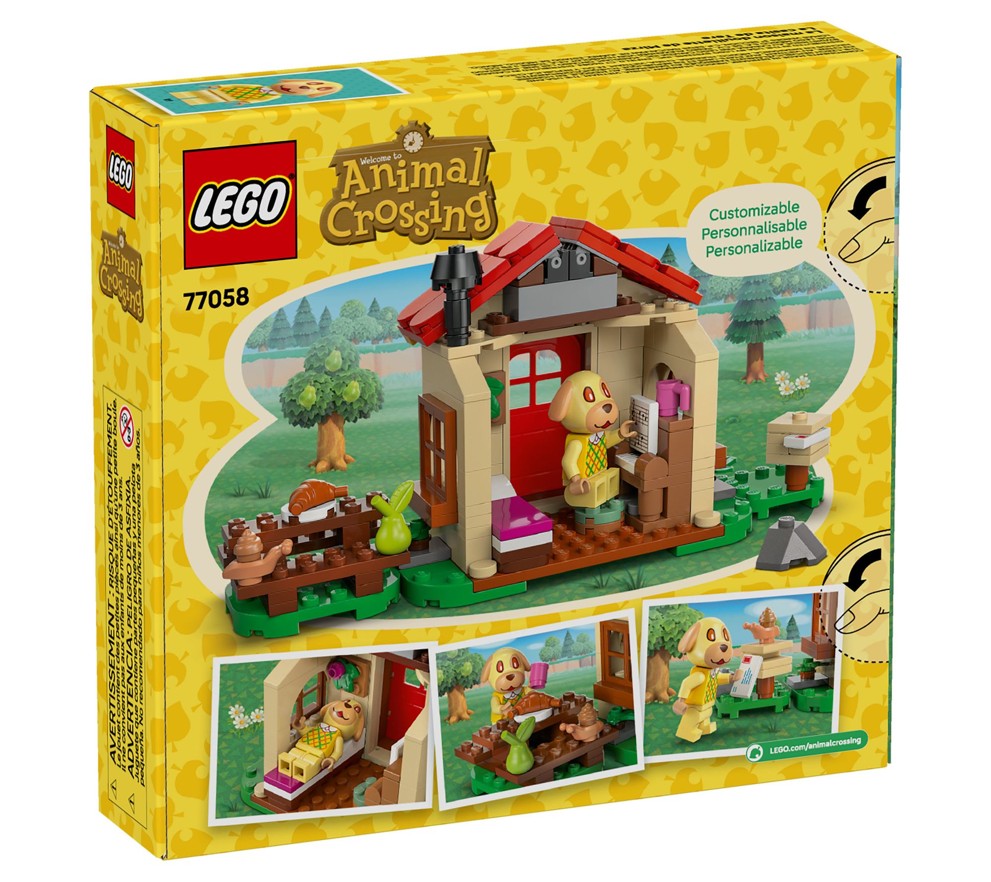 LEGO Animal Crossing Goldie's Cozy House Building Playset 7705 - QVC.com