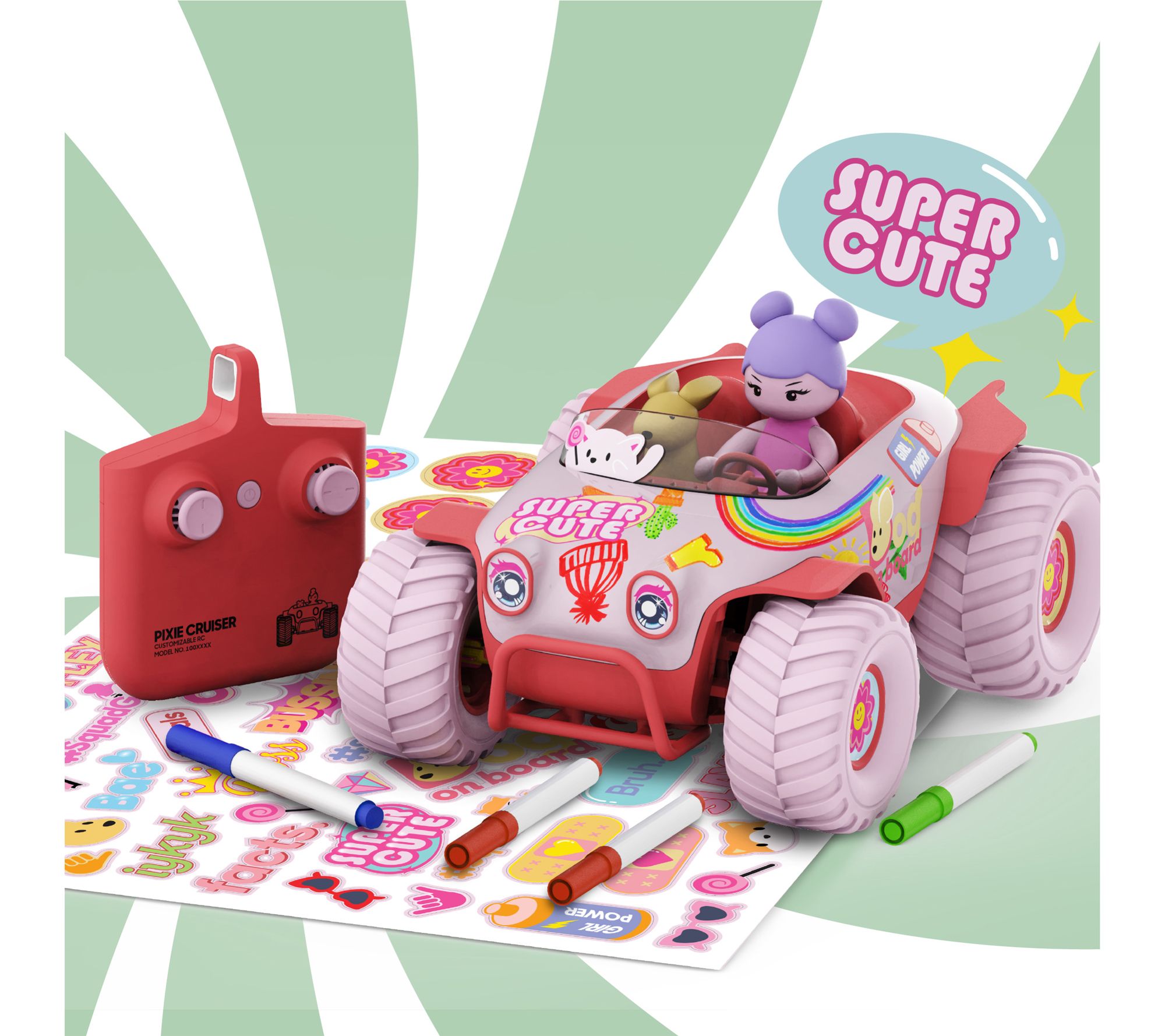 Sharper Image Toy RC Pixie Cruiser Doodle - QVC.com