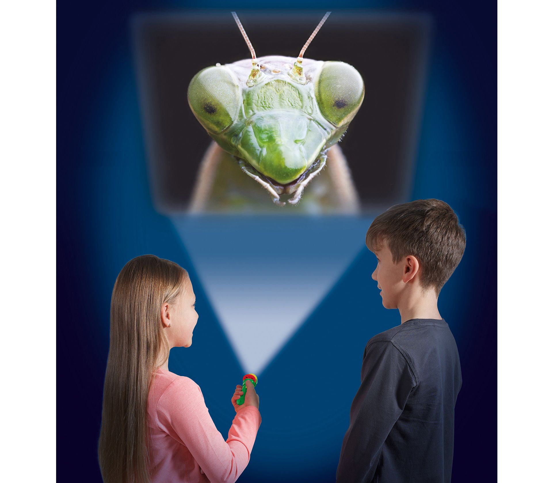 Creepy Crawly Flashlight and Projector Stem Toy - QVC.com