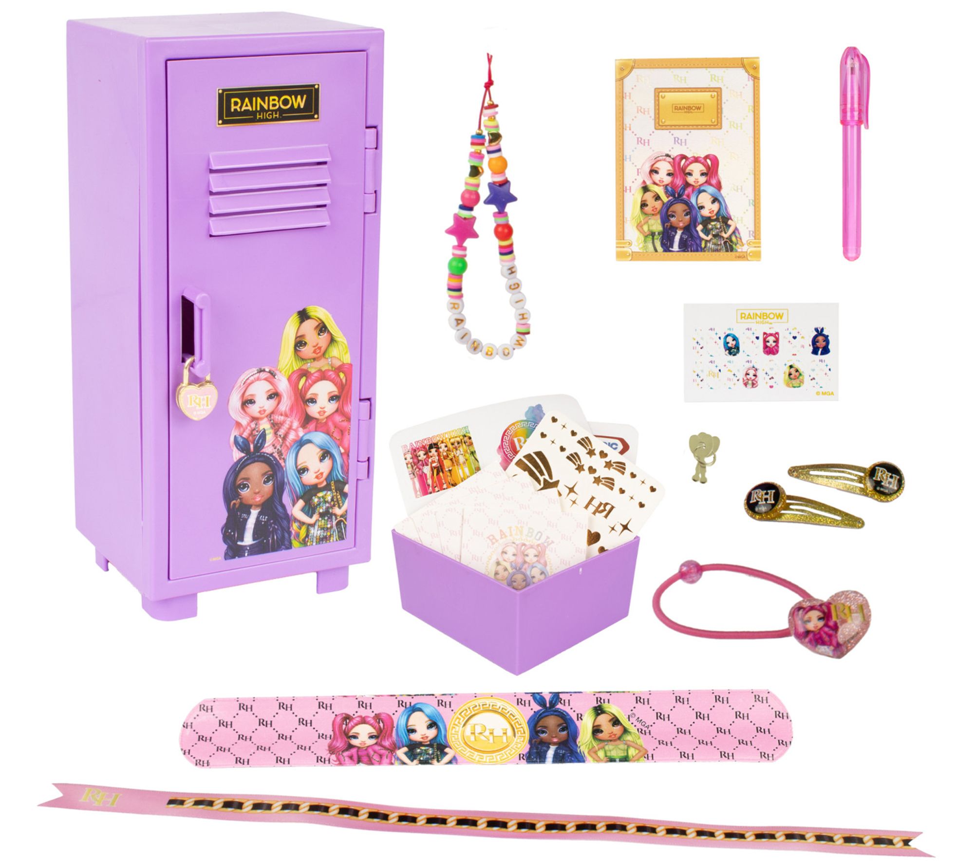 Rainbow High Shopper Toy Locker w/ Lock - QVC.com