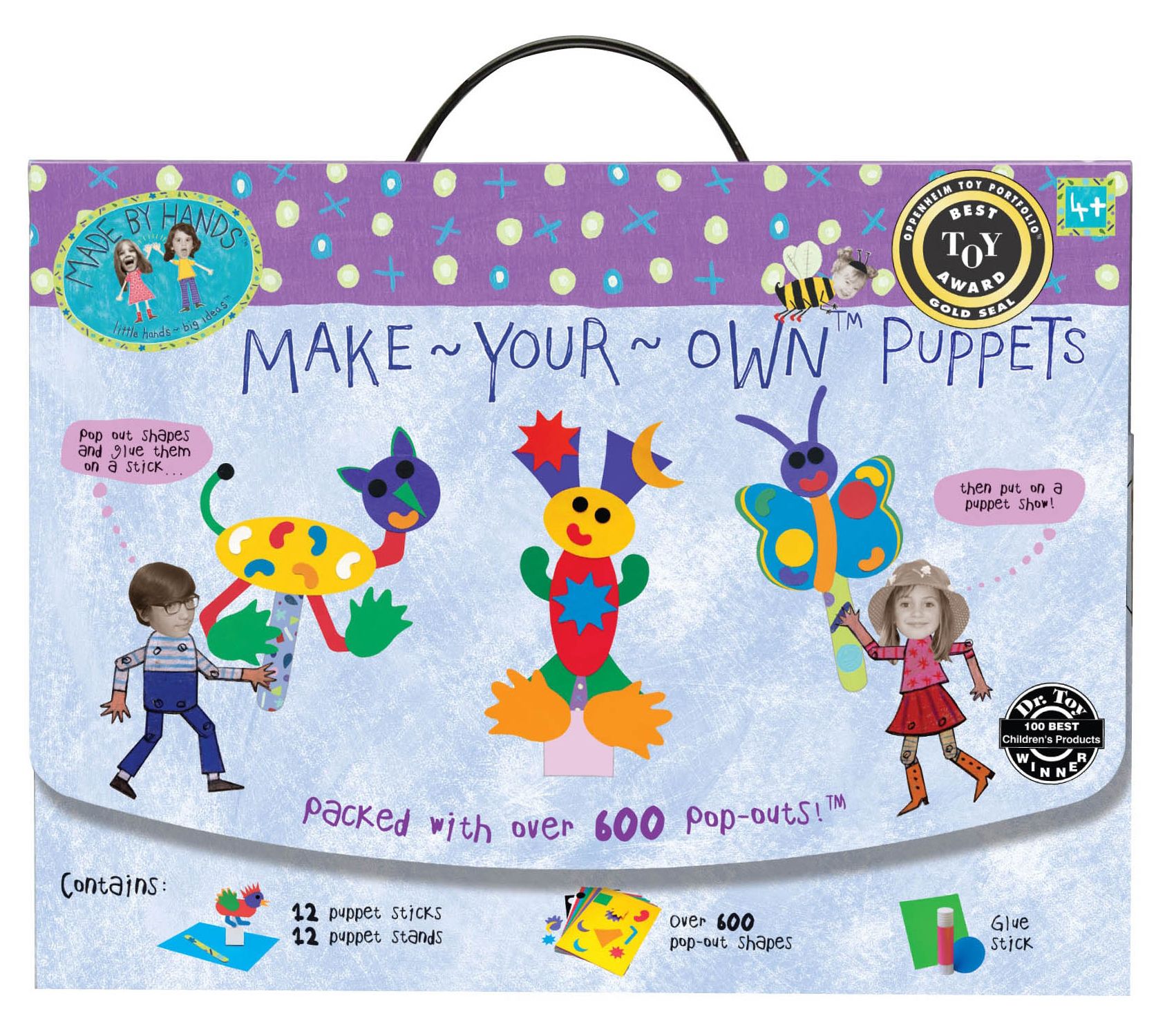 Made By Hands Make-Your-Own Puppets Craft Kit - QVC.com