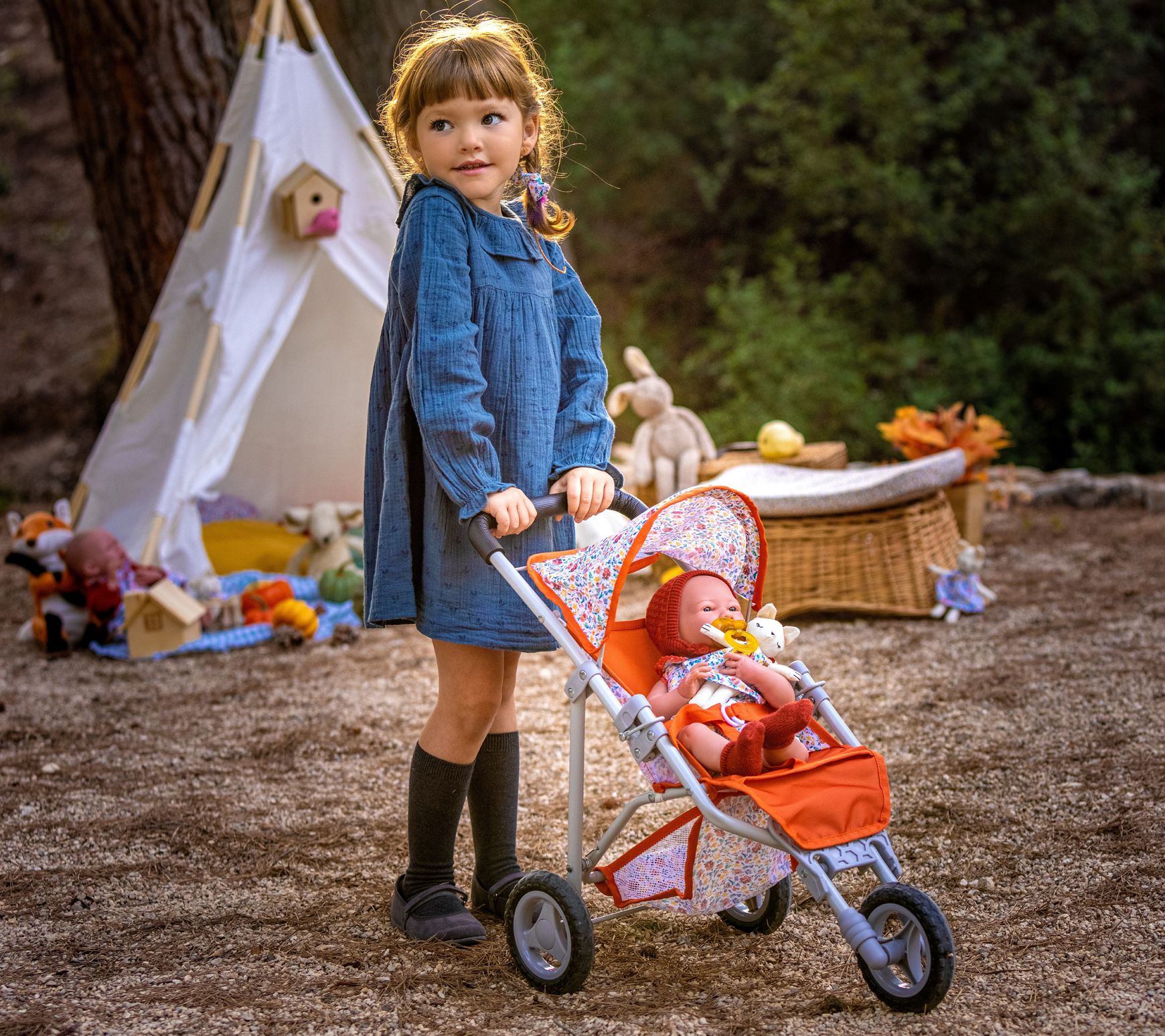 JC Toys Berenguer Boutique Nature Jogger for Baby Dolls - QVC.com